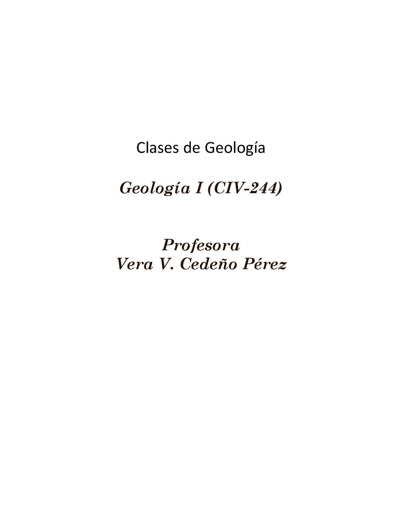 Las Rocas Y Los Minerales Apuntes De Geología Docsity