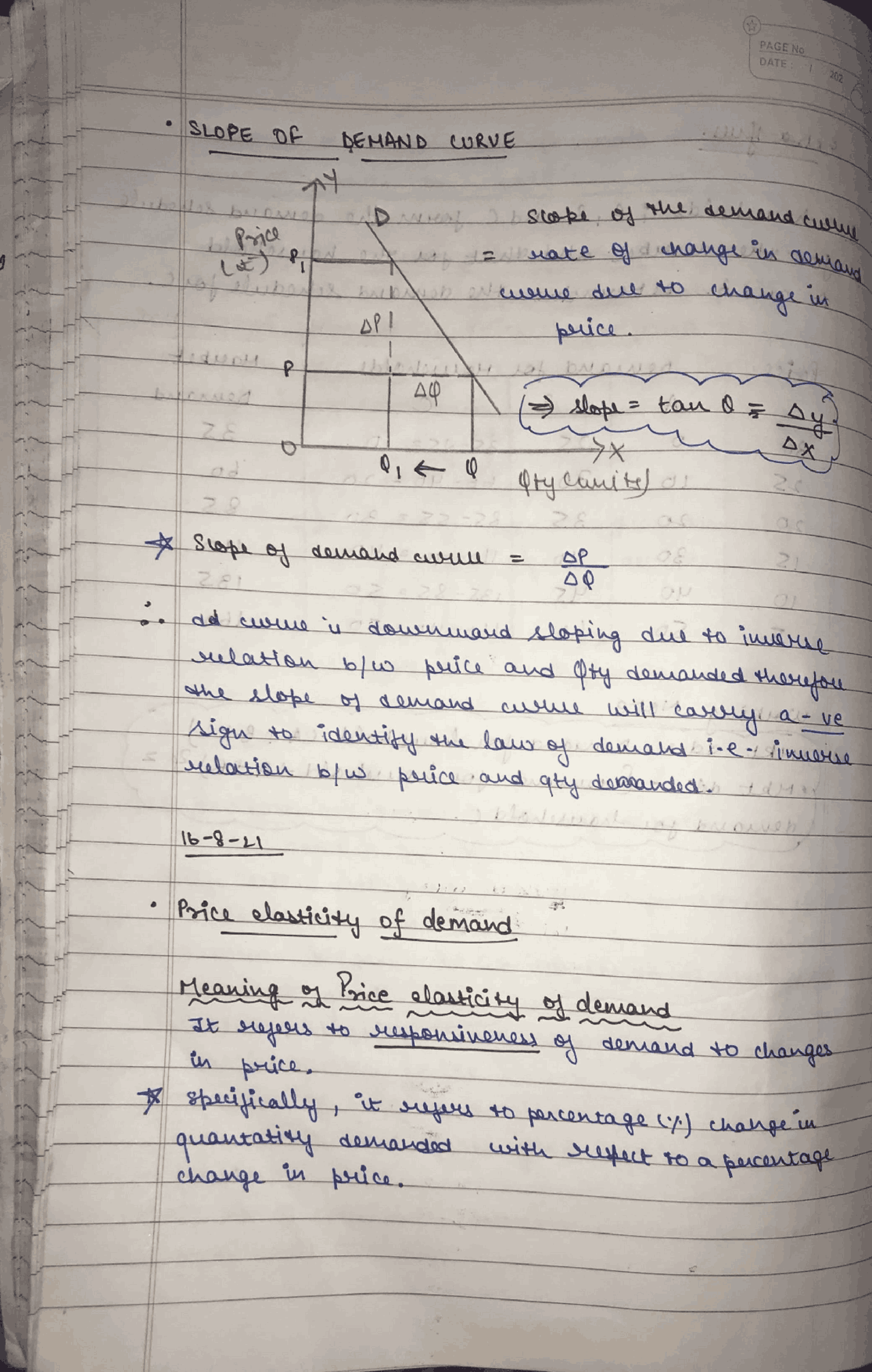Price elasticity (economics) | Lecture notes Economics | Docsity