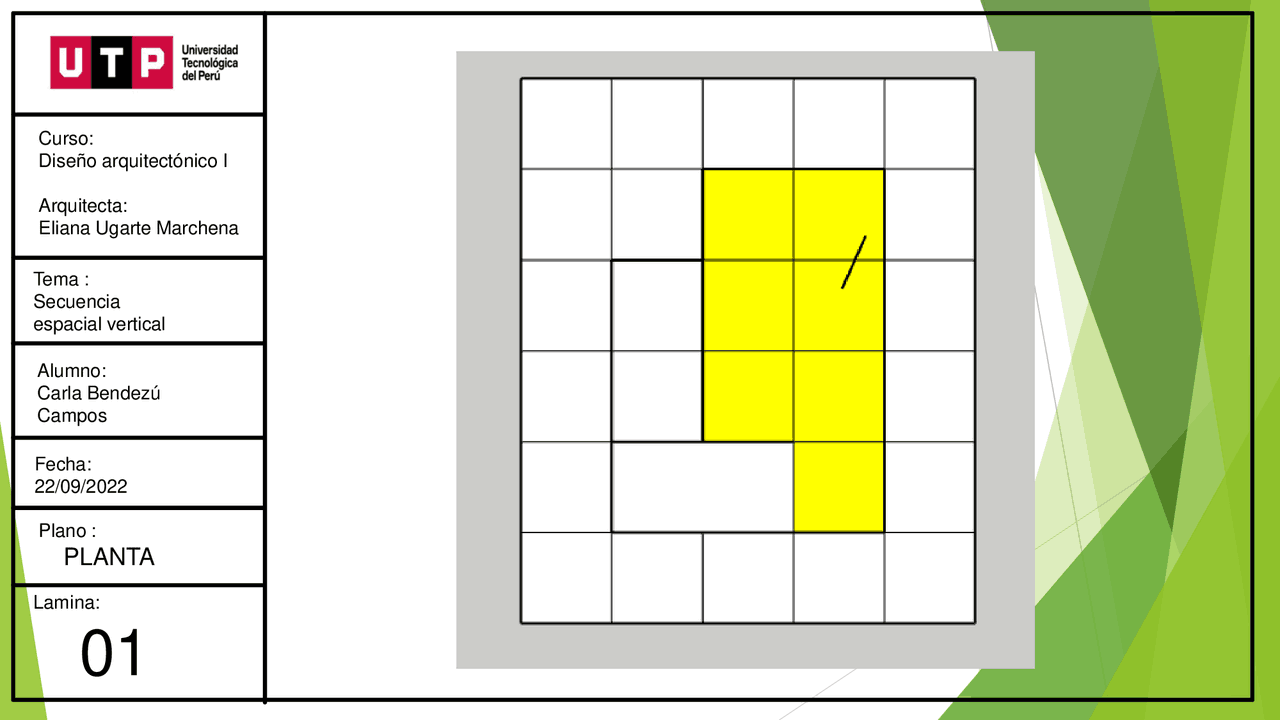 Principios ordenadores | Ejercicios de Diseño | Docsity