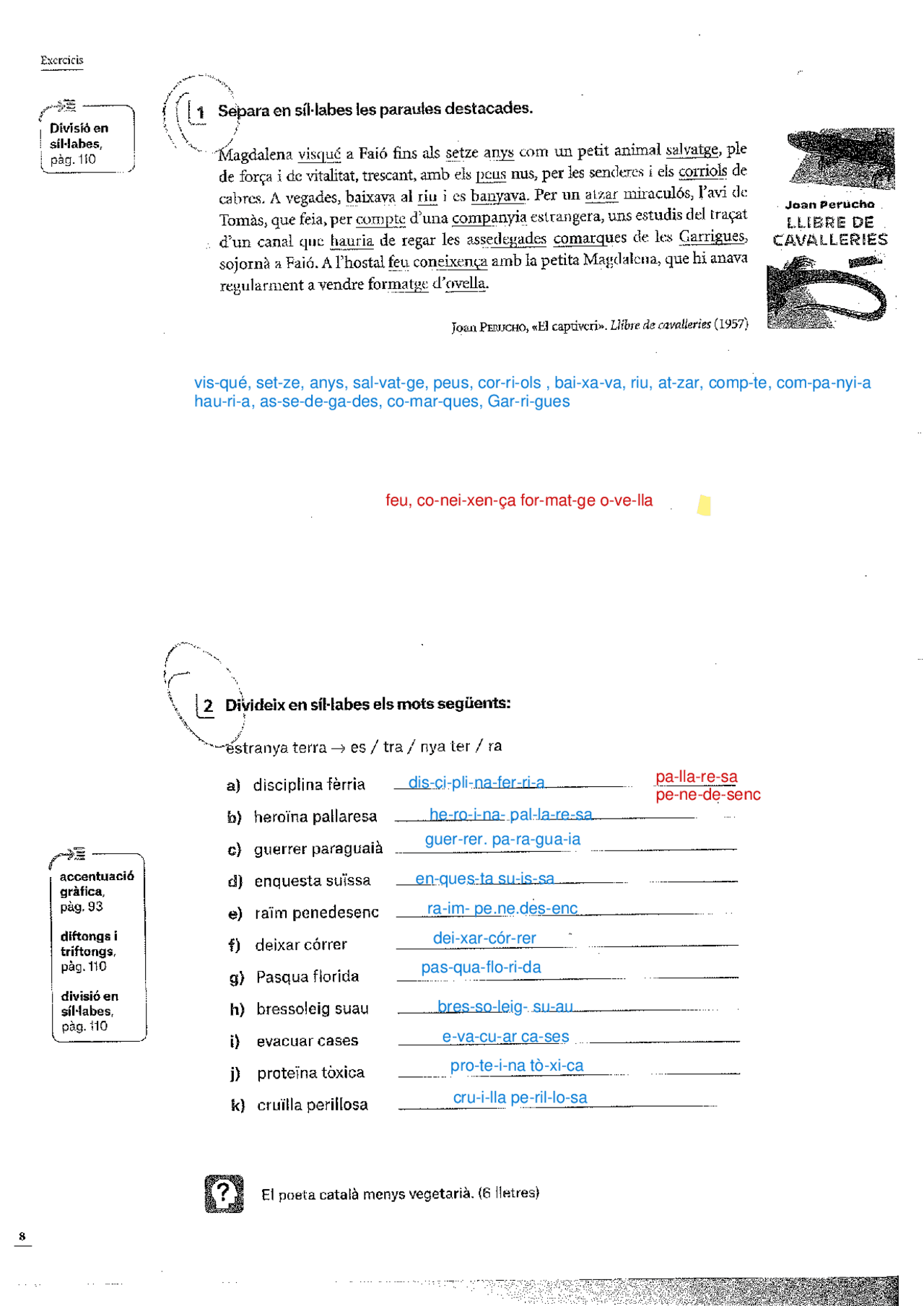 Ejercicios De Fonética Ejercicios De Catalán Docsity