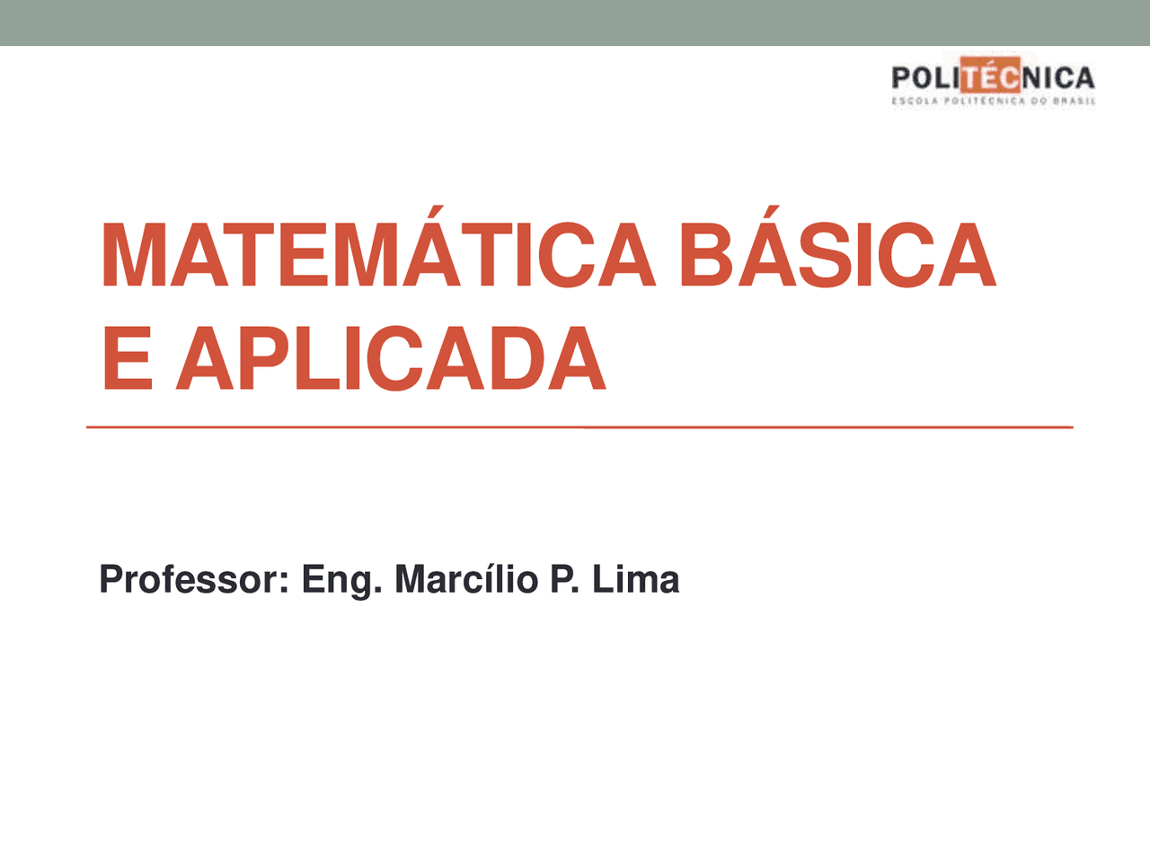 Matematica Aplicada Basico Exercícios Matemática Docsity