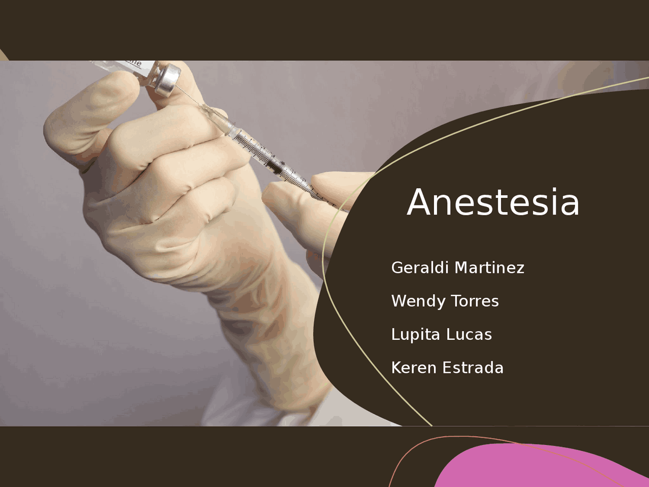 Tipos De Anestesia Generalidades Diapositivas De Patología