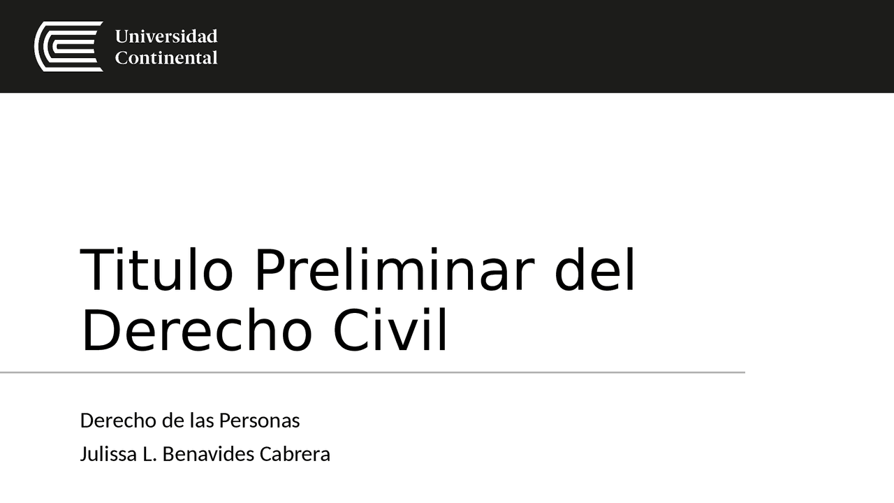 Clases De Derecho De Personas Diapositivas De Derecho Docsity