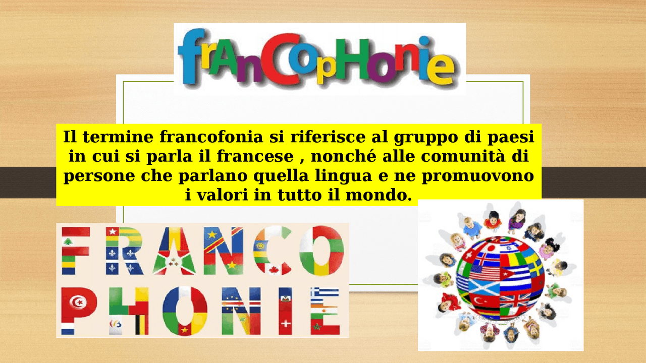 Powerpoint Sui Paesi Francofoni Slide Di Francese Docsity