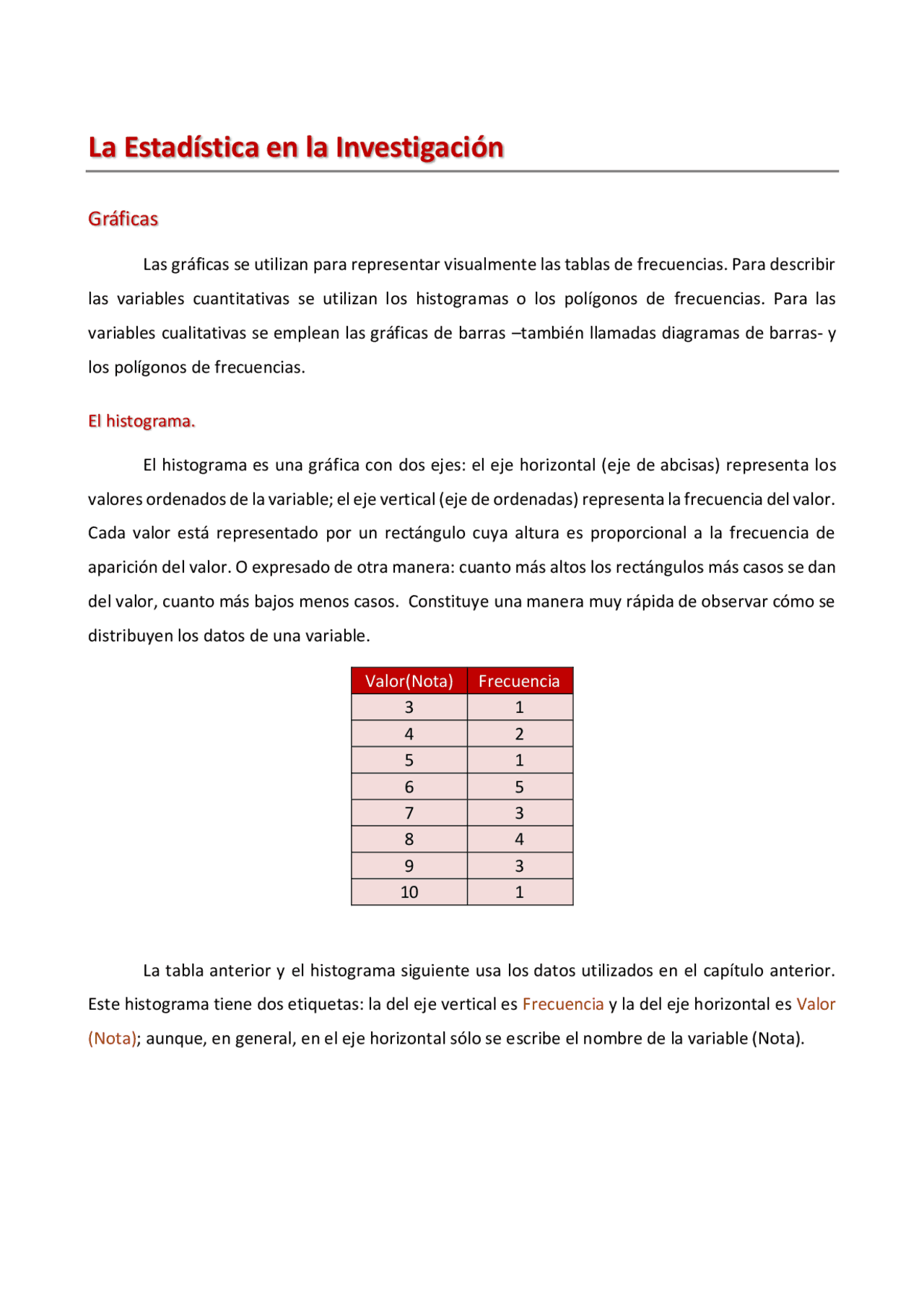 Estadística Y Variables Apuntes De Matemáticas Docsity