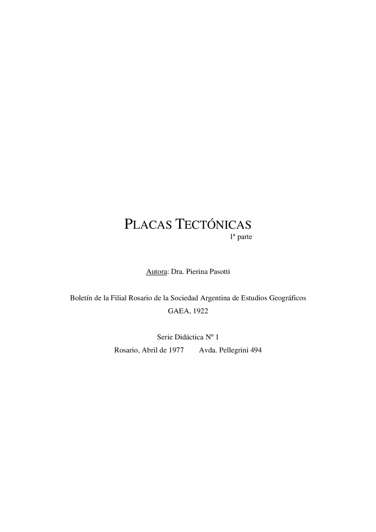 Placas Tectónicas Monografías Ensayos De Volumen Docsity