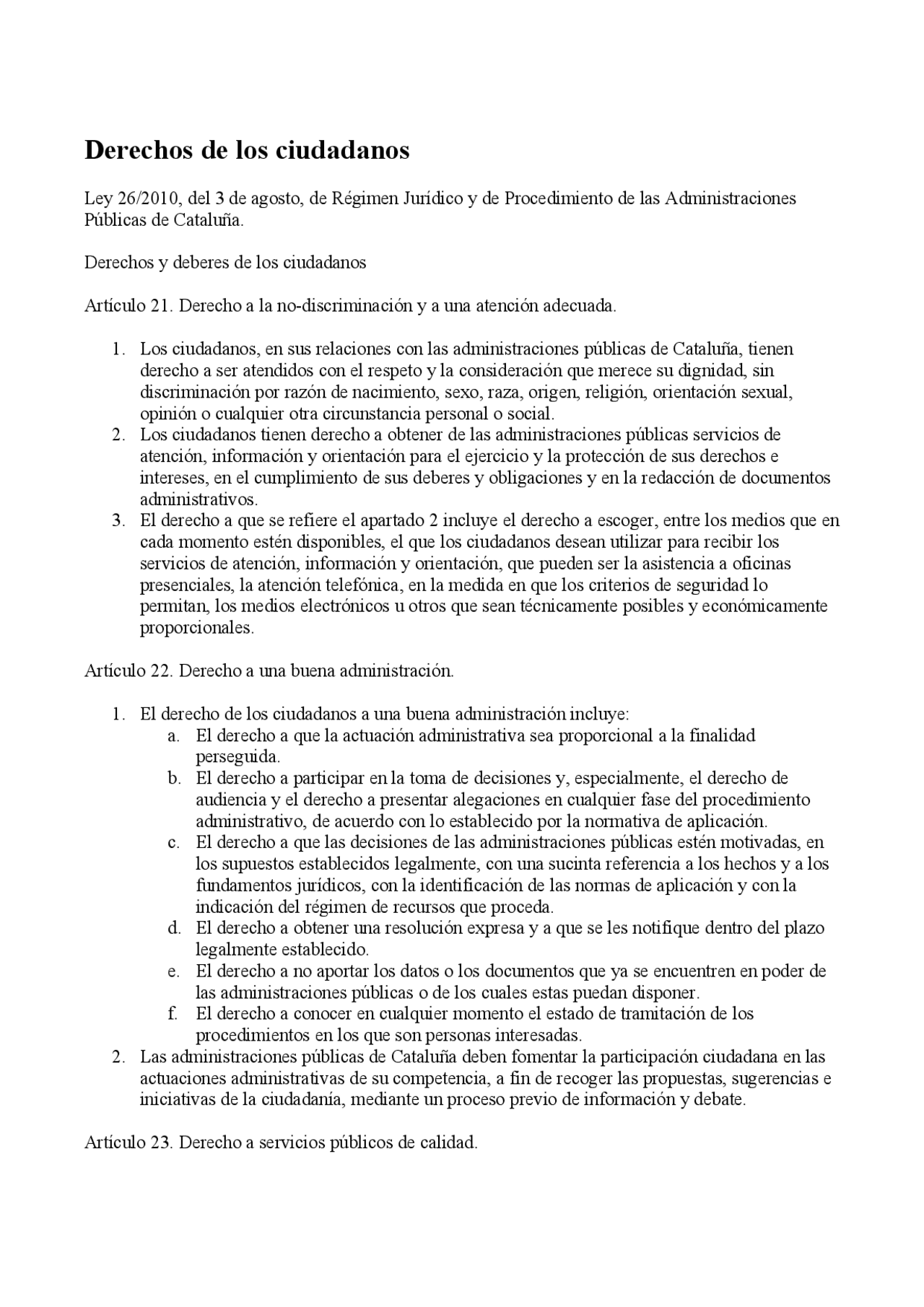 Derechos De Los Ciudadanos Apuntes De Derecho Docsity