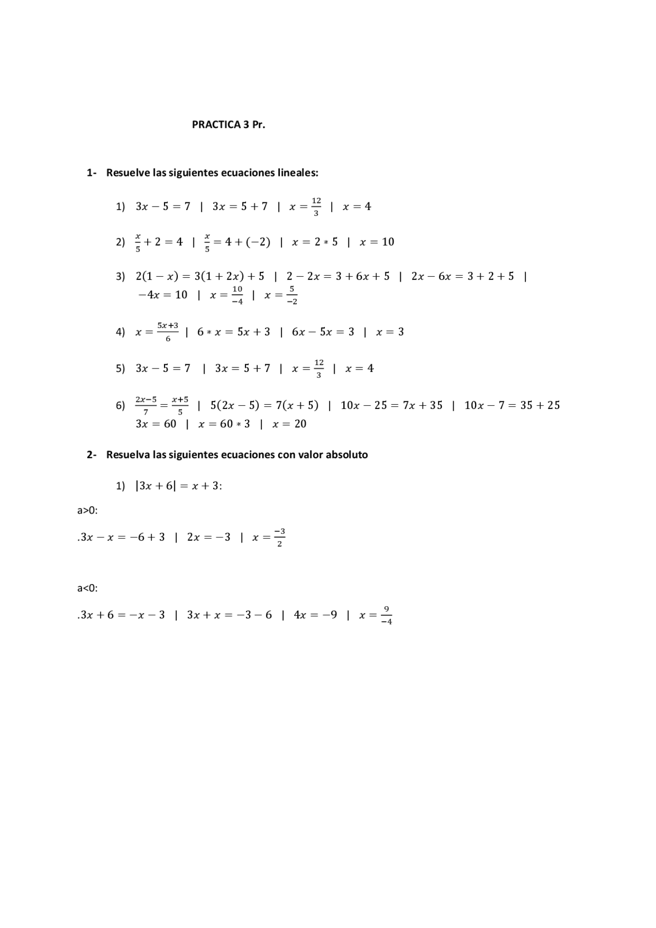 Precalculo ejercicio 3 materia de ecuaciones e inecuaciones ...