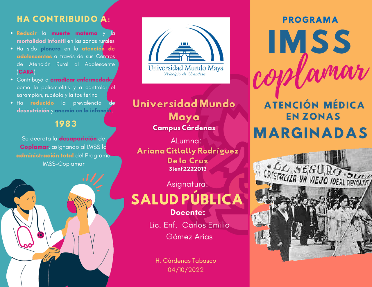 Triptico-IMSS COPLAMAR | Guías, Proyectos, Investigaciones de Salud ...