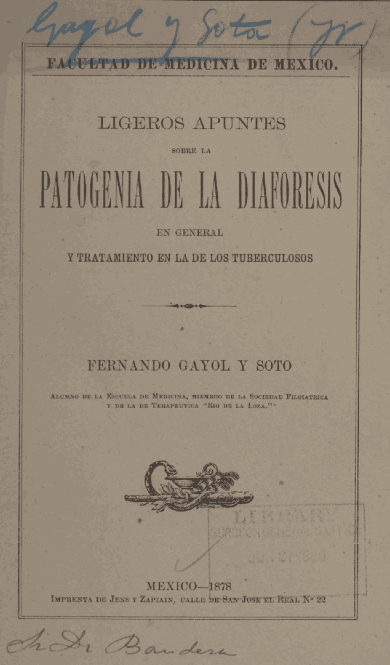 Ligeros apuntes sobre la patogenia de la diaforesis en ...