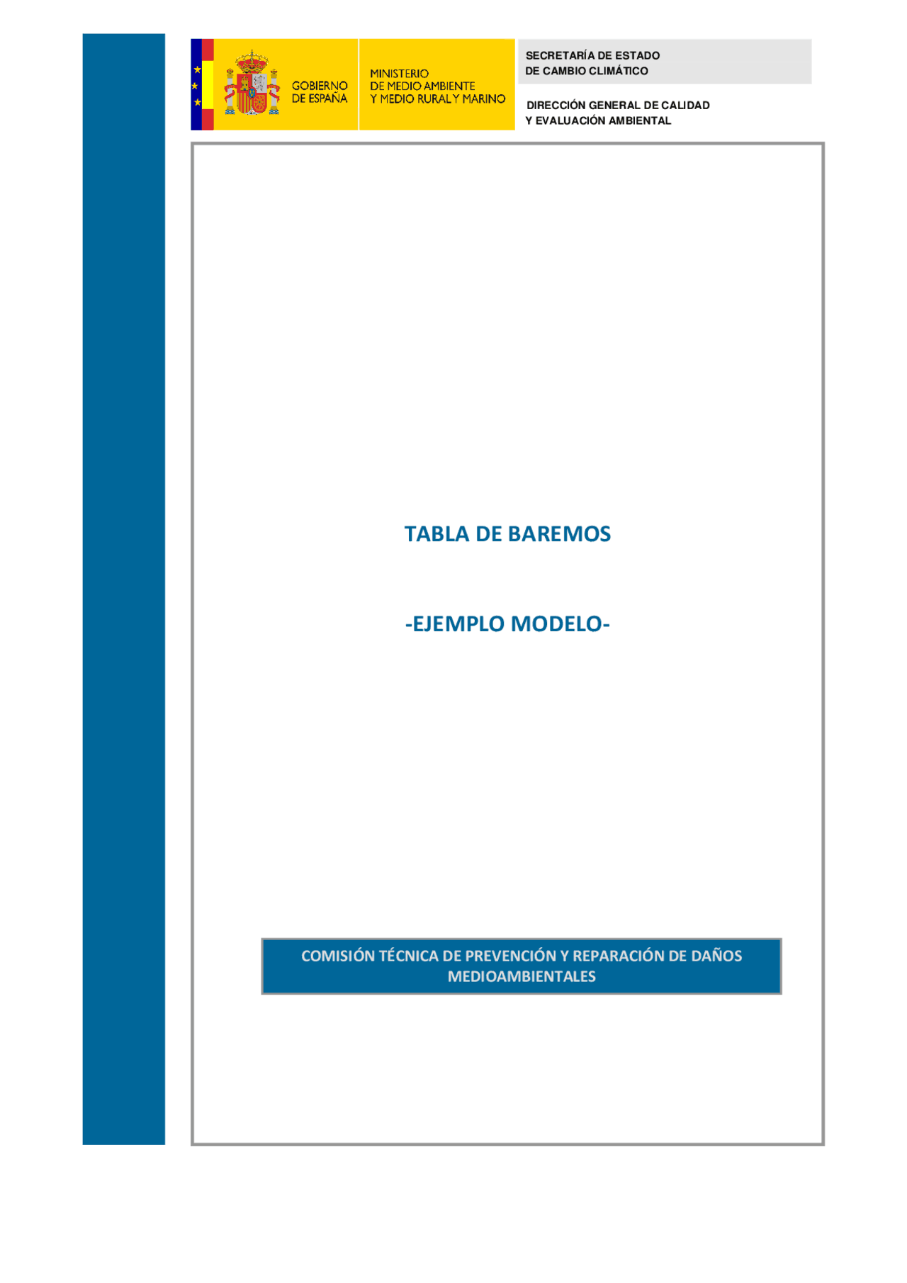TABLA DE BAREMOS -EJEMPLO MODELO- | Monografías, Ensayos de Estadística ...