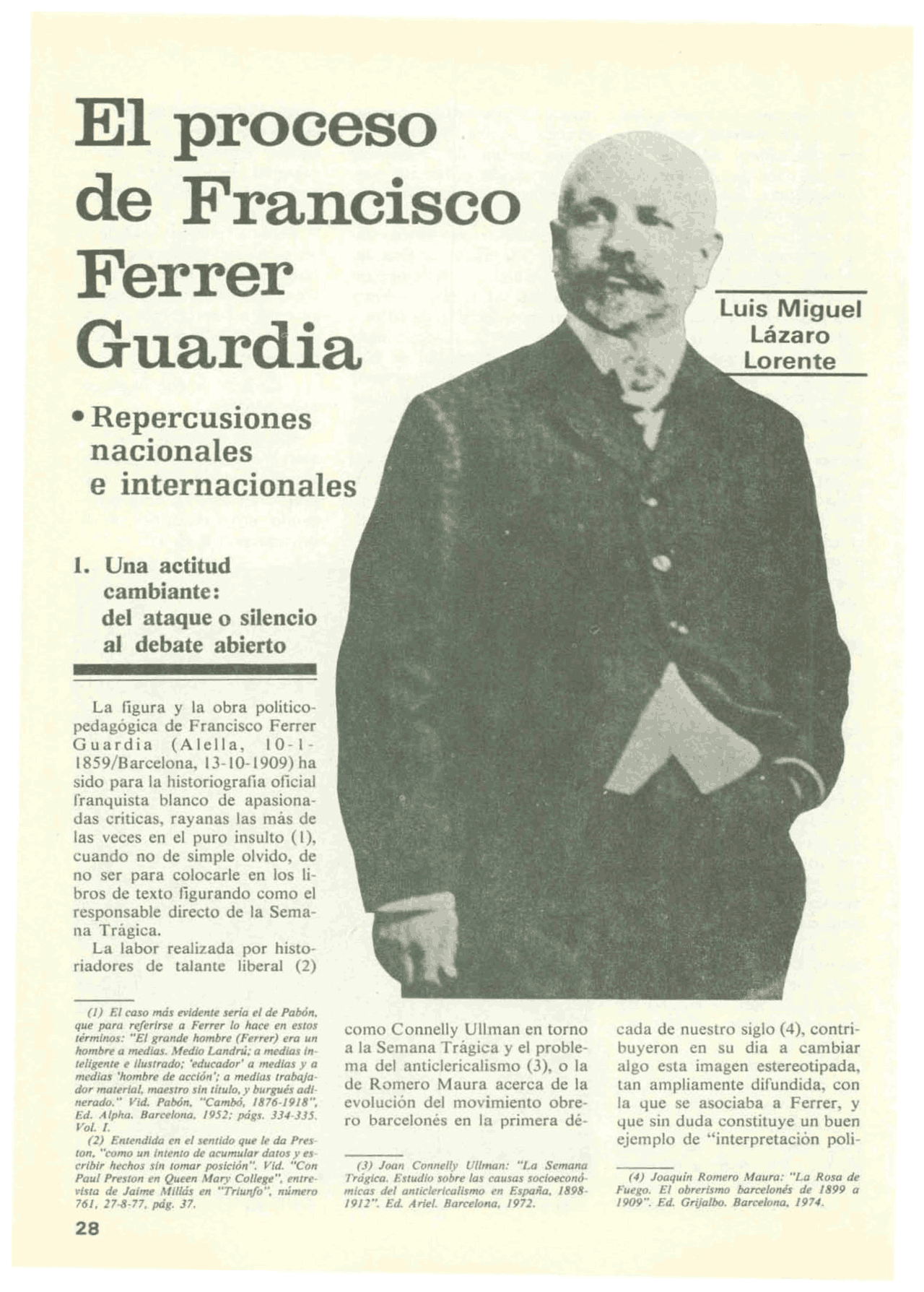 El proceso de Francisco Ferrer Guardia | Monografías, Ensayos de ...