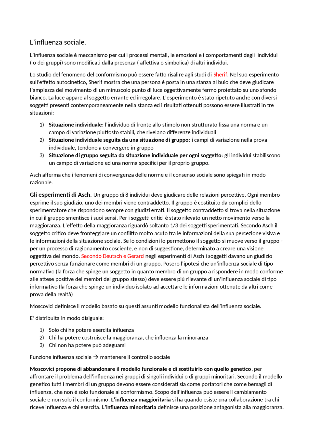 Linfluenza Sociale Schemi E Mappe Concettuali Di Psicologia Sociale