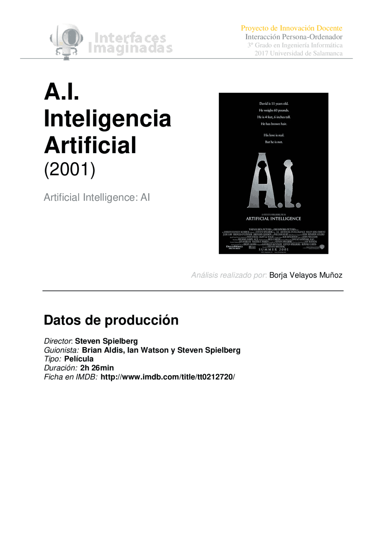 Ai Inteligencia Artificial Apuntes De Inteligencia Artificial Docsity