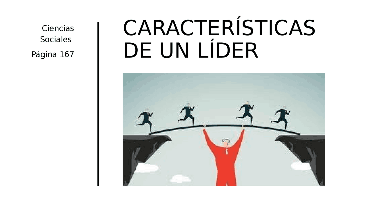 Características de un líder | Exercícios de Scienze umane e sociali ...