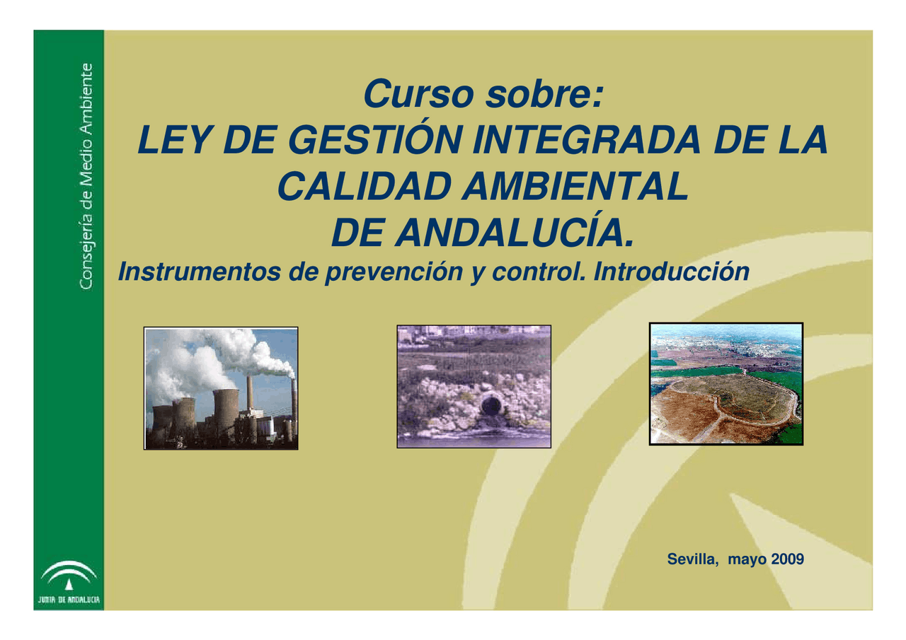 CURSO LEY GICA-INTRODUCCIÓN | Resúmenes de Planeamiento urbanístico | Docsity