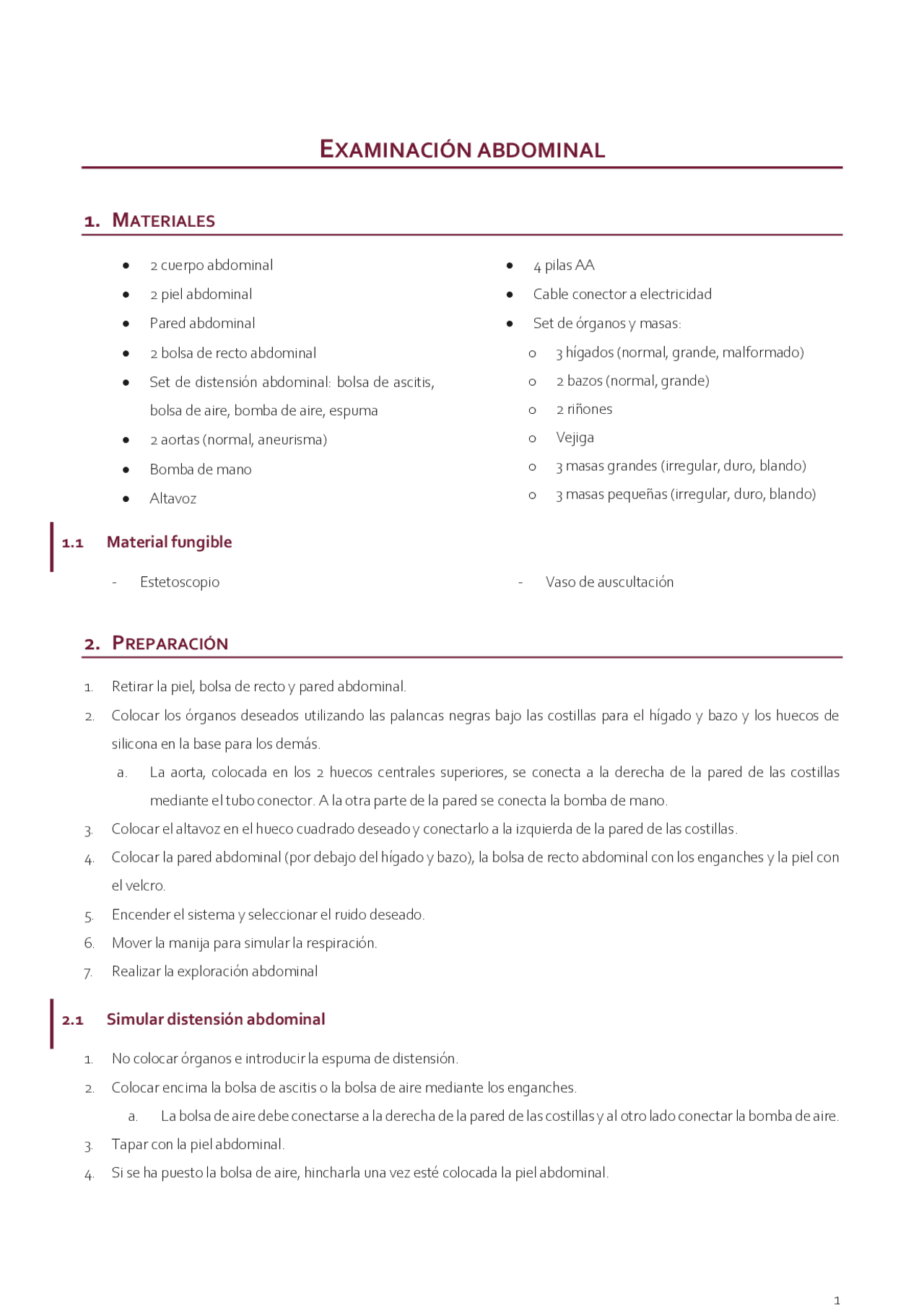 ExaminaciÓn Abdominal Apuntes De Derecho Docsity