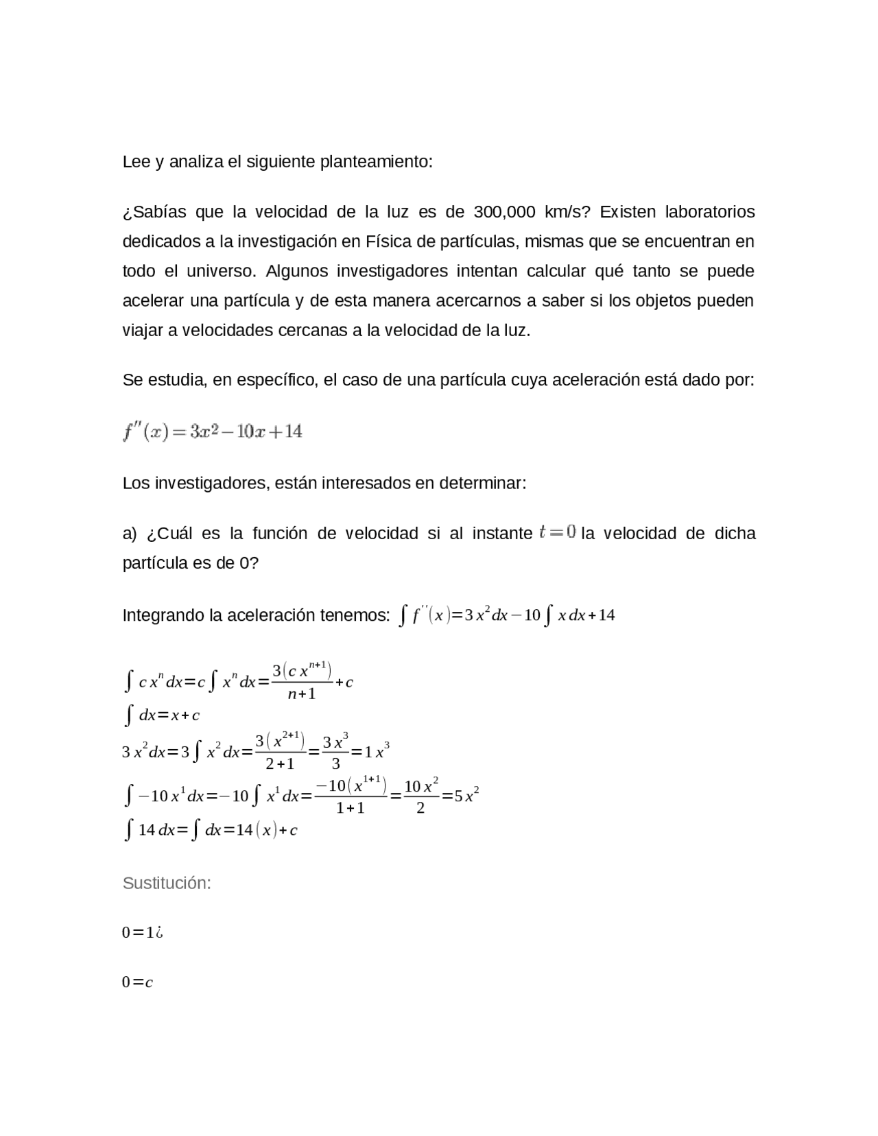 El Proyecto Integrador Del Movimiento Apuntes De Matemáticas Docsity