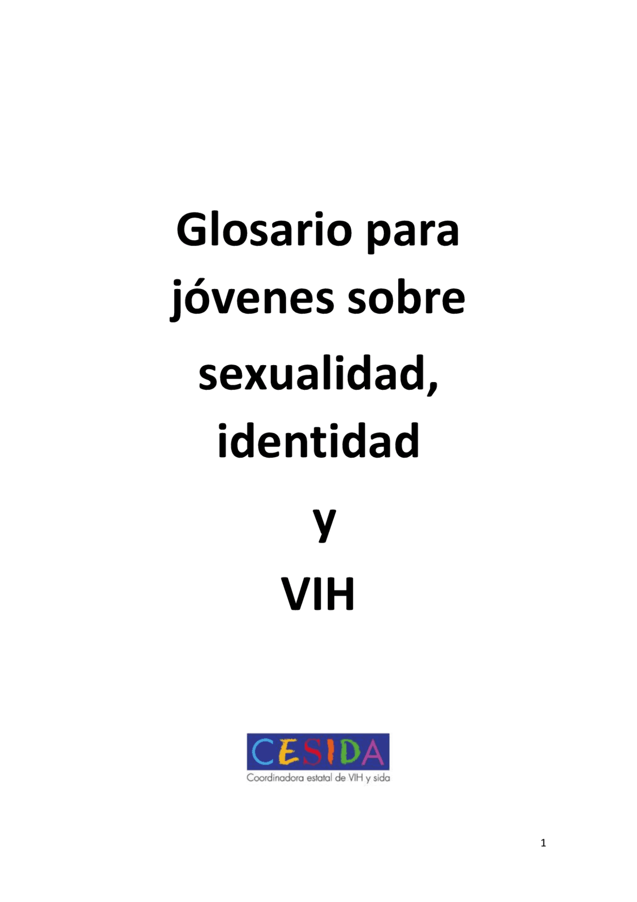 Glosario Para Jóvenes Sobre Sexualidad Identidad Y Vih Esquemas Y Mapas Conceptuales De