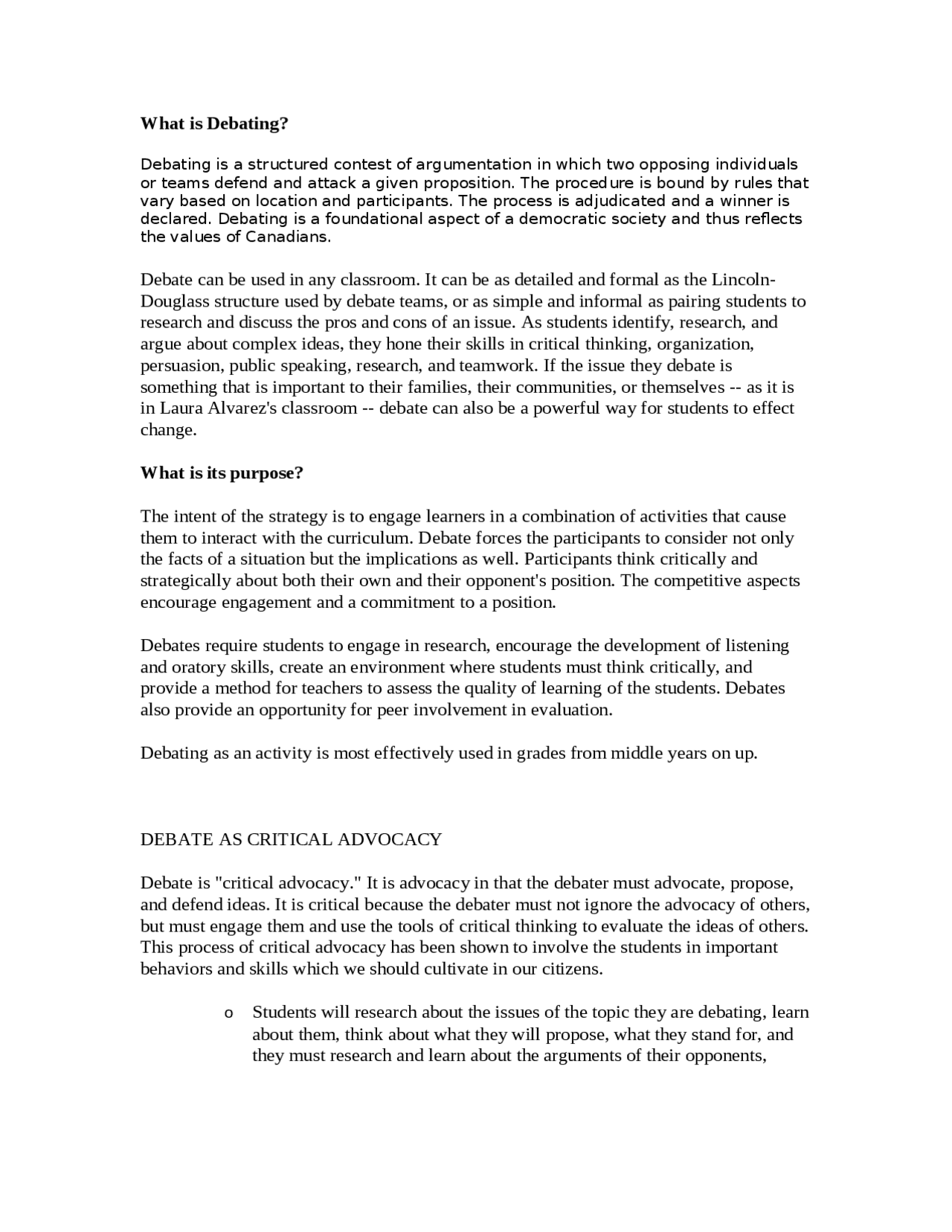 What is Debate? with broad explanation | Study notes English Literature ...