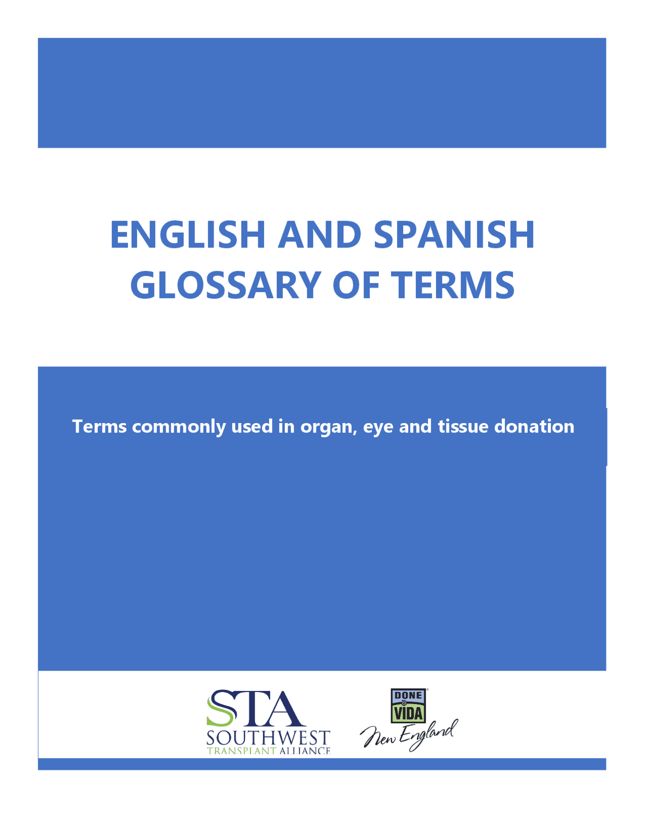 English and Spanish gLOSSARY OF TERMS | Apuntes de Inglés | Docsity
