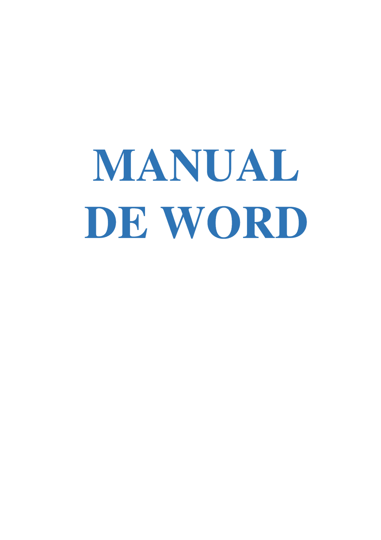 Manual Microsoft Word Esquemas Y Mapas Conceptuales De Informática Y