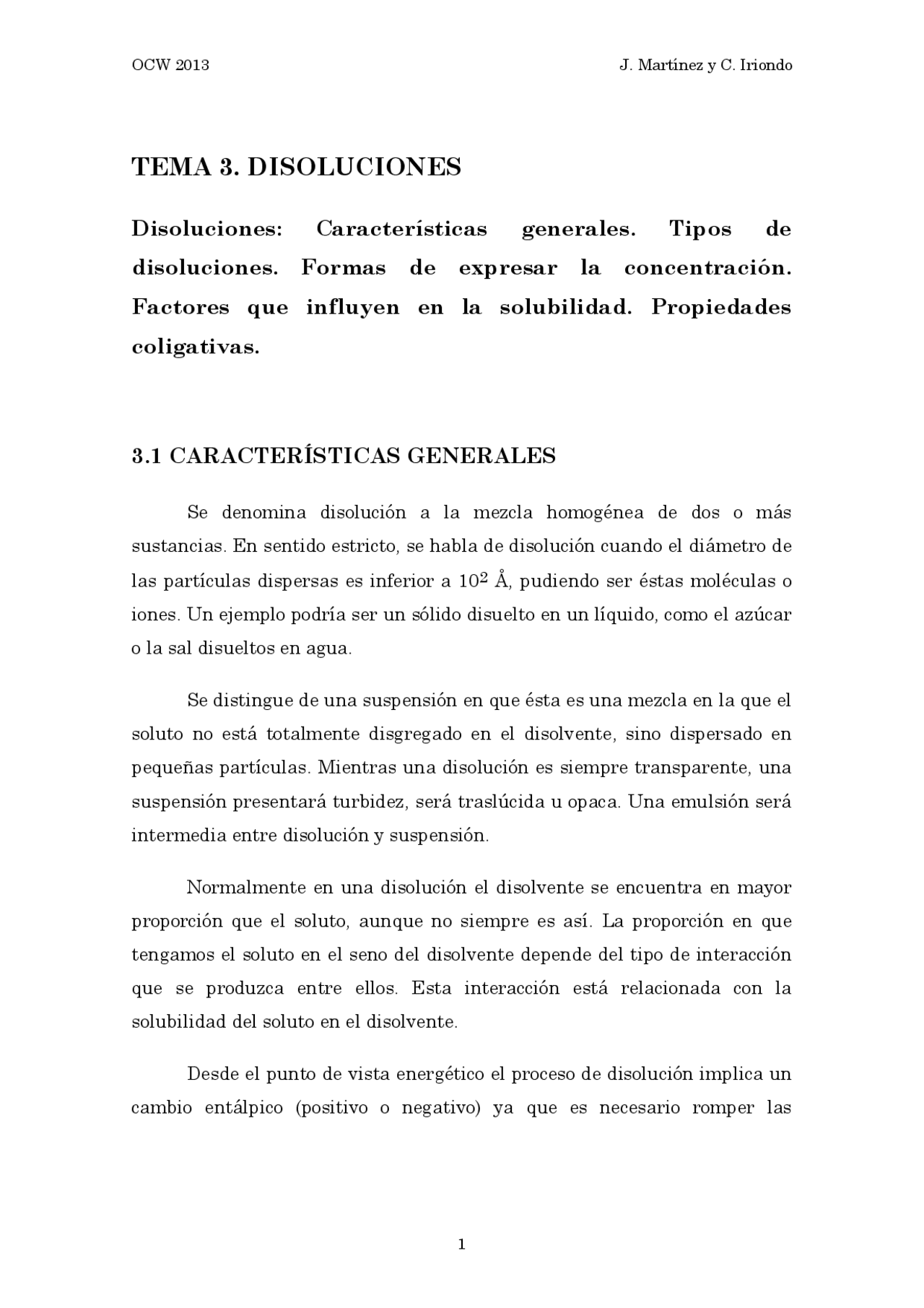 Tema 3 Disoluciones Monografías Ensayos De Volumen Docsity