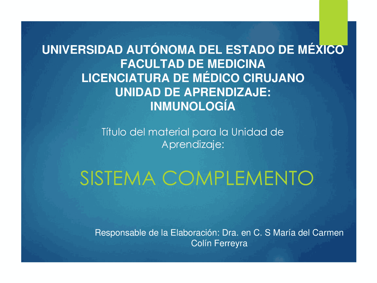 Sistema Complemento Exámenes De Inmunología Docsity