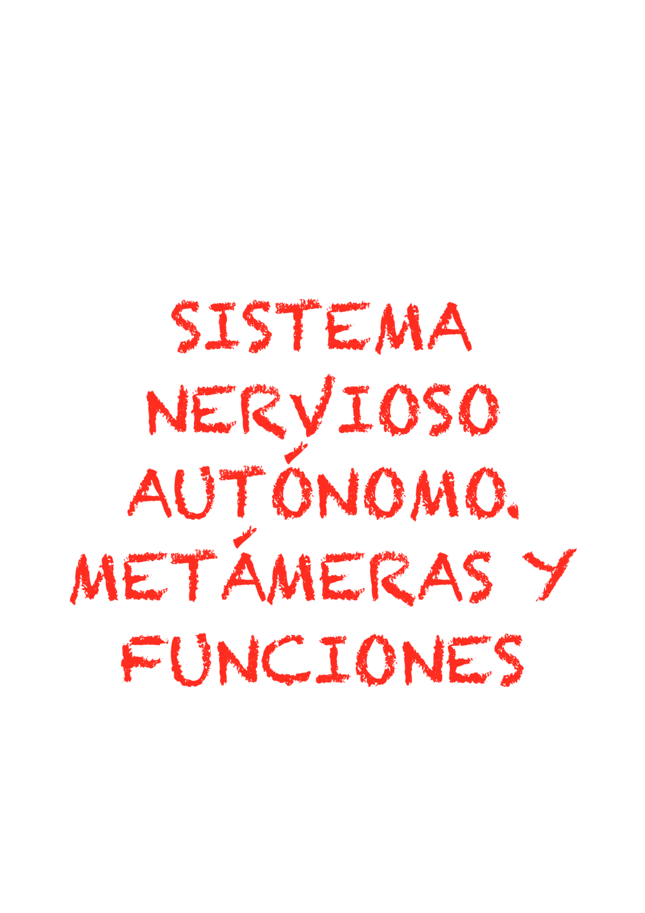 Sistema Nervioso Autónomo Resúmenes De Derecho Docsity