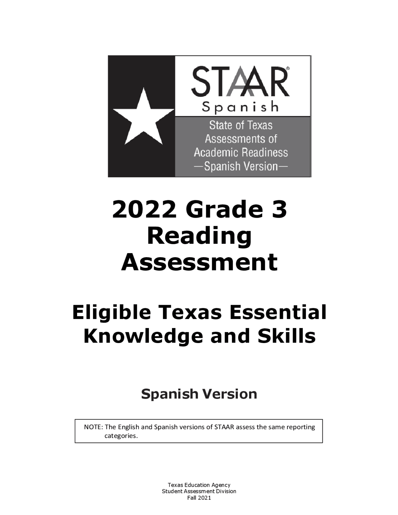 2022 Grade 3 Reading Assessment Monografías Ensayos De Arte Docsity