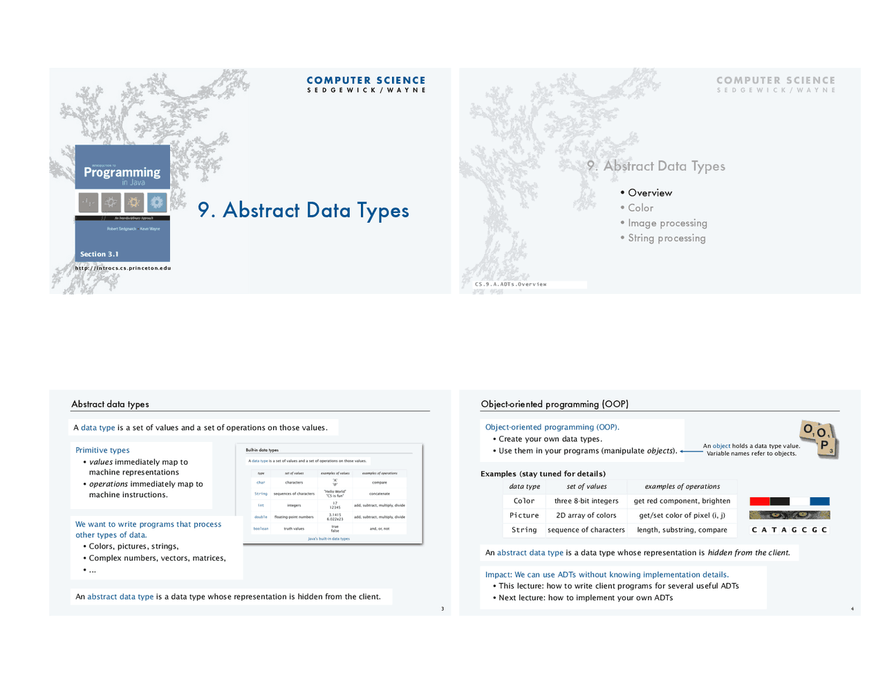9. Abstract Data Types | Study notes Object Oriented Programming | Docsity