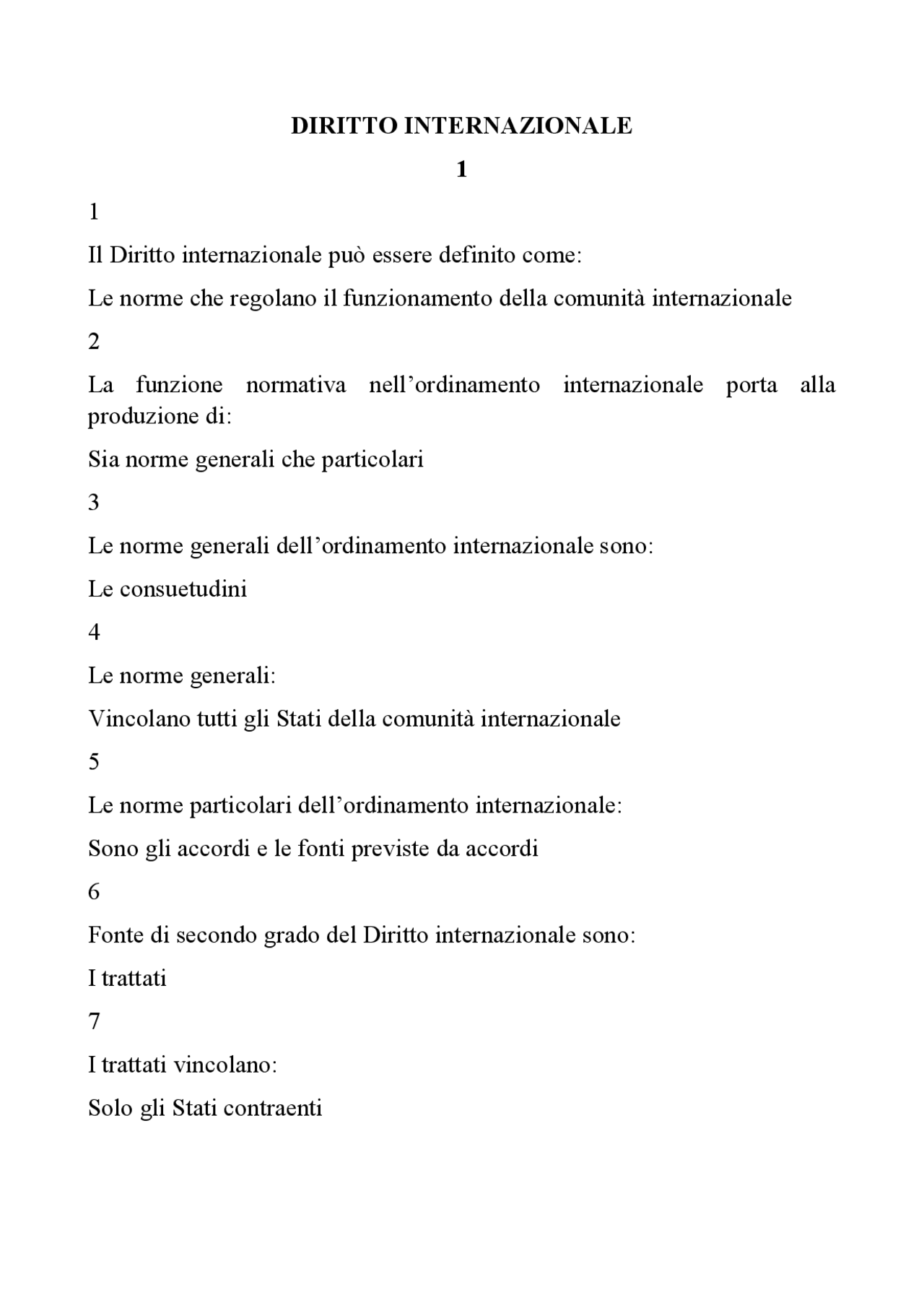 DIRITTO INTERNAZIONALE LMG-01 GIURISPRUDENZA PEGASO COMPLETO | Prove d'esame di Diritto ...