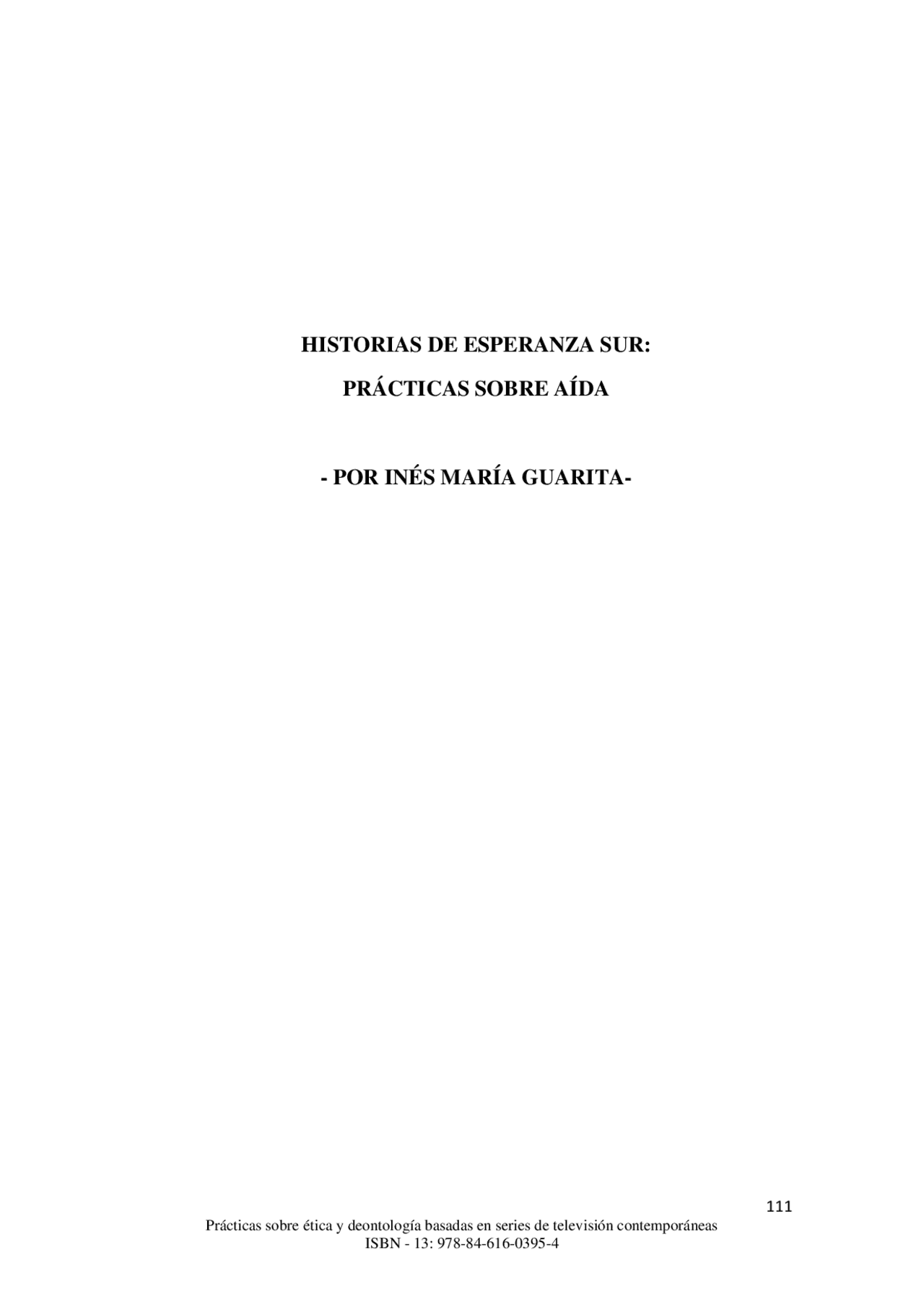 PrÁcticas Sobre AÍda Monografías Ensayos De Ética Docsity