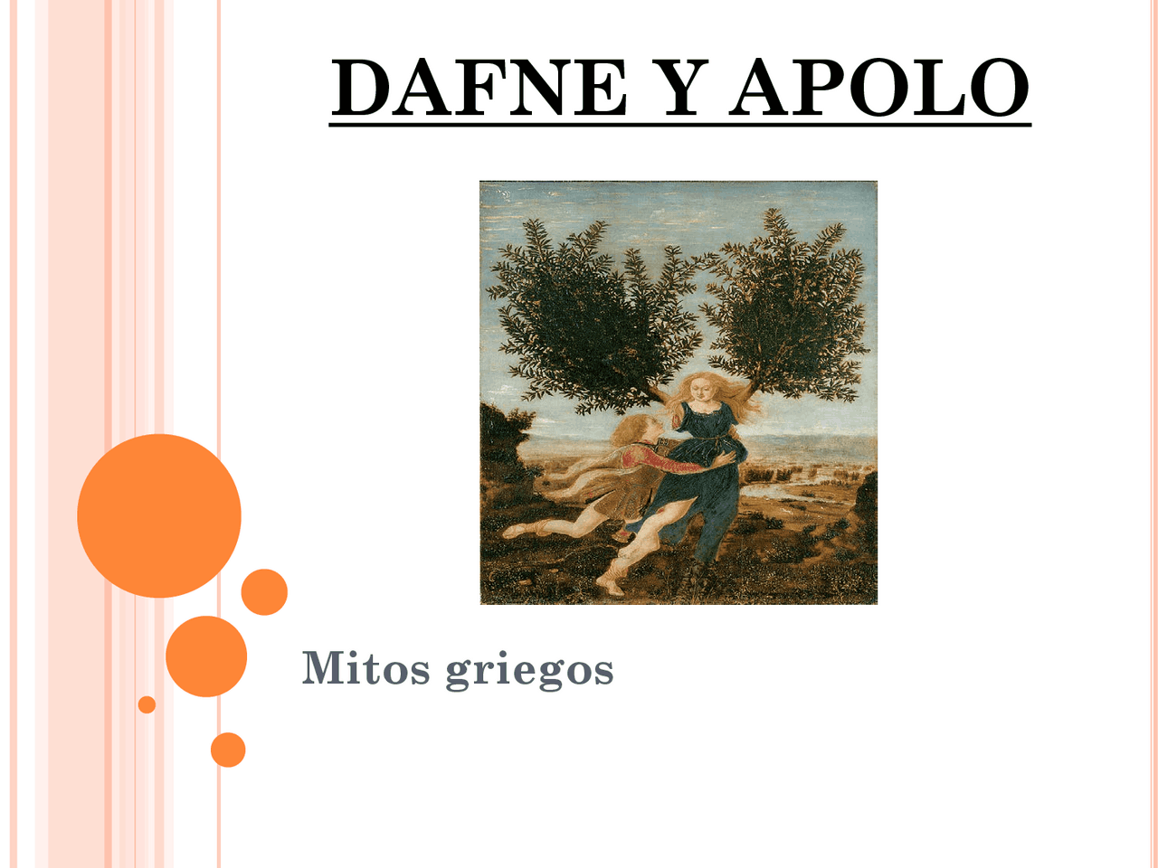 DAFNE Y APOLO MITOS GRIEGOS | Monografías, Ensayos de Historia | Docsity