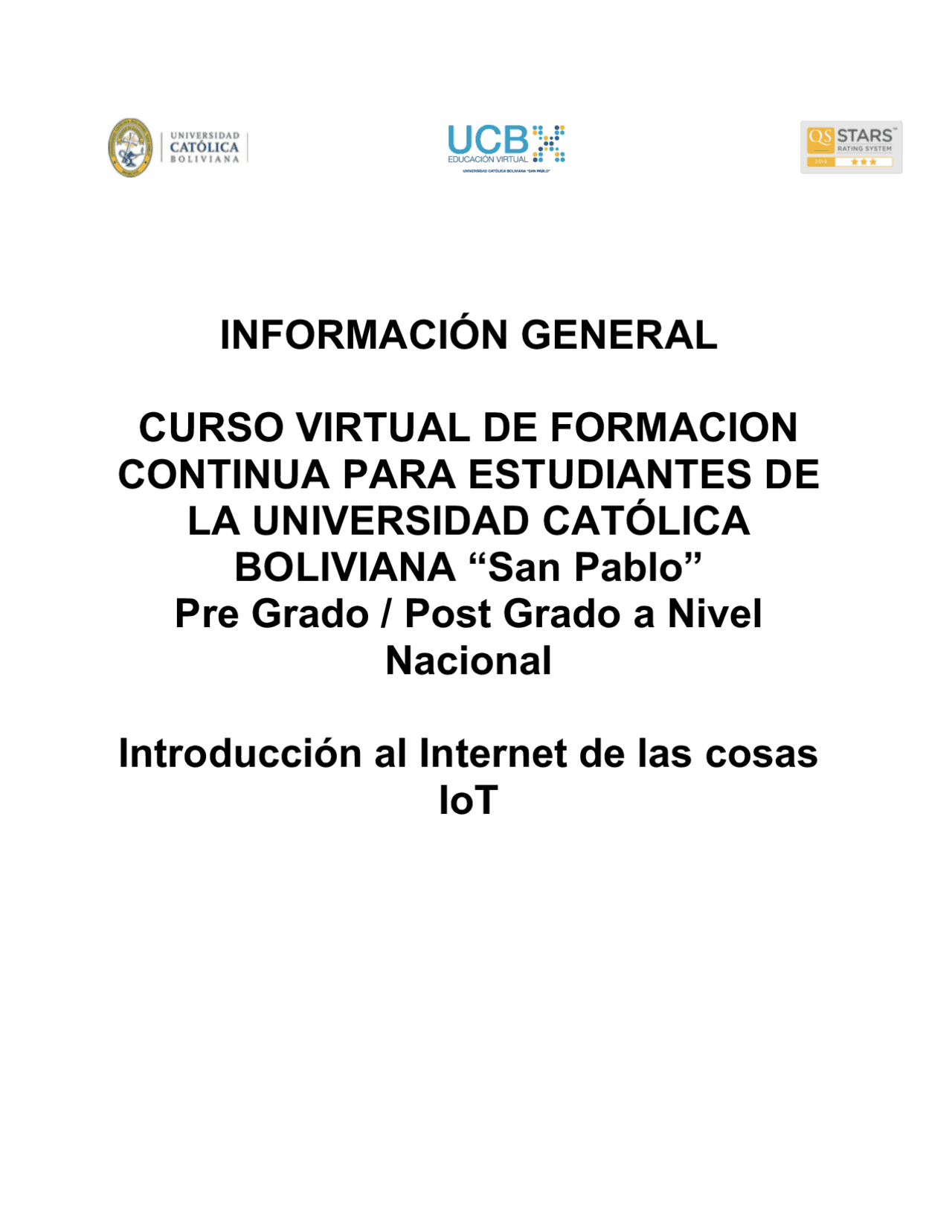 Informacion Gral Curso Iot Monografías Ensayos De Tecnología Docsity