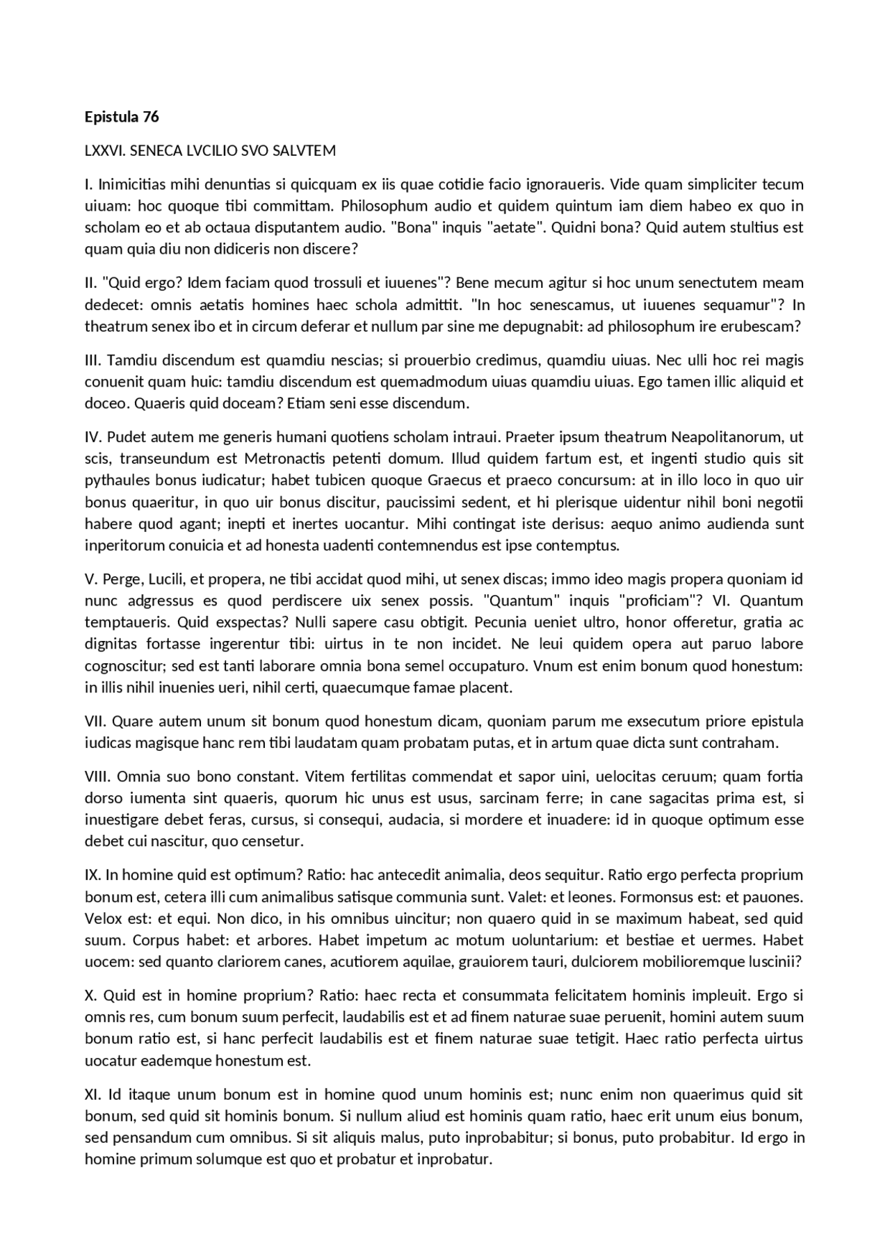 Confronto Seneca Orazio Schemi E Mappe Concettuali Di Latino Docsity