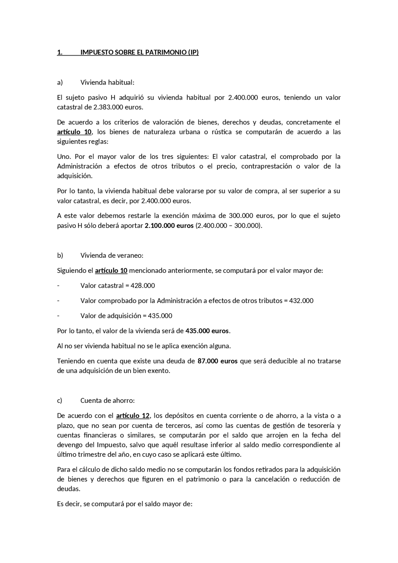 Examen Impuestos Autonomicos Exámenes De Fiscalidad Empresarial Docsity