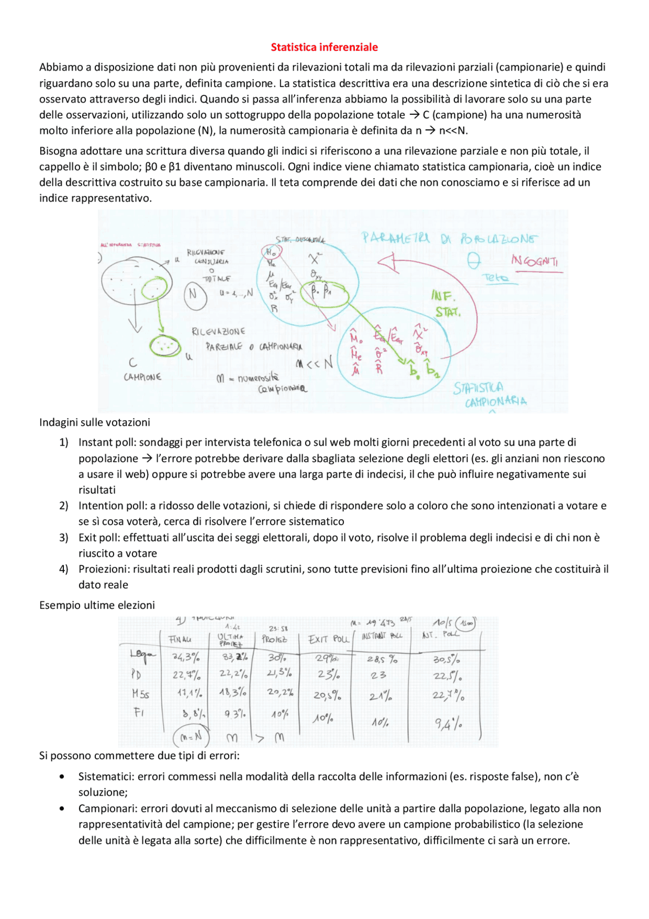 Appunti Statistica Inferenziale Corso A E Appunti Di Statistica Docsity