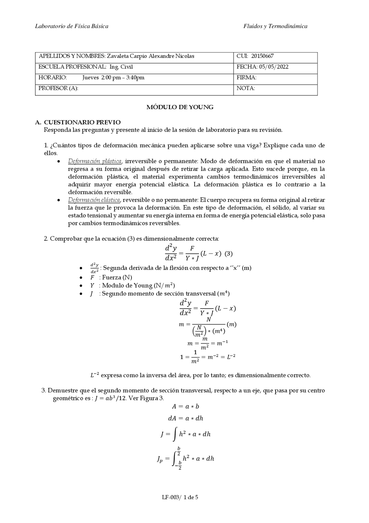 Practica 1 de Fisica2 | Guías, Proyectos, Investigaciones de Física | Docsity