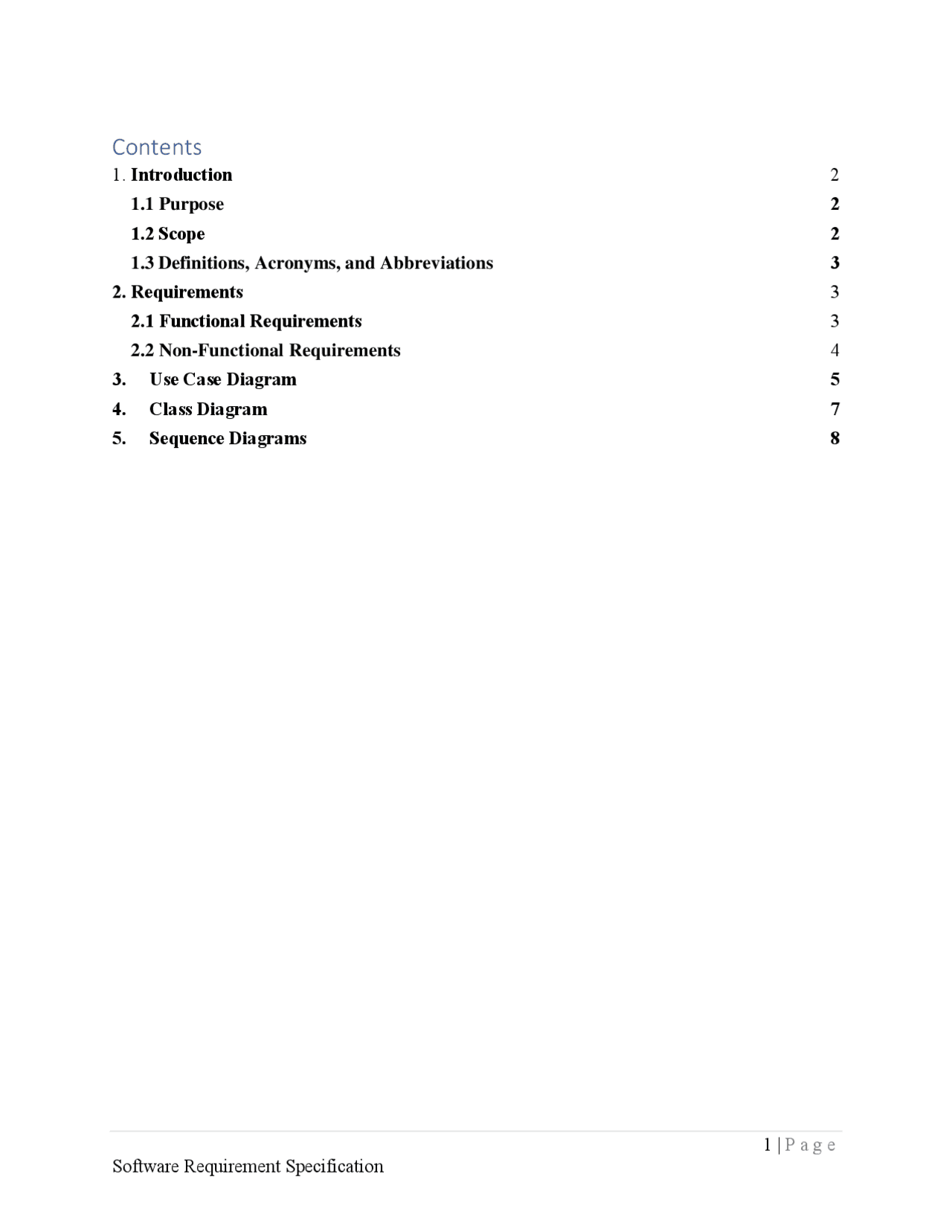 E learning app Software requirements specification | High school final essays Technology | Docsity