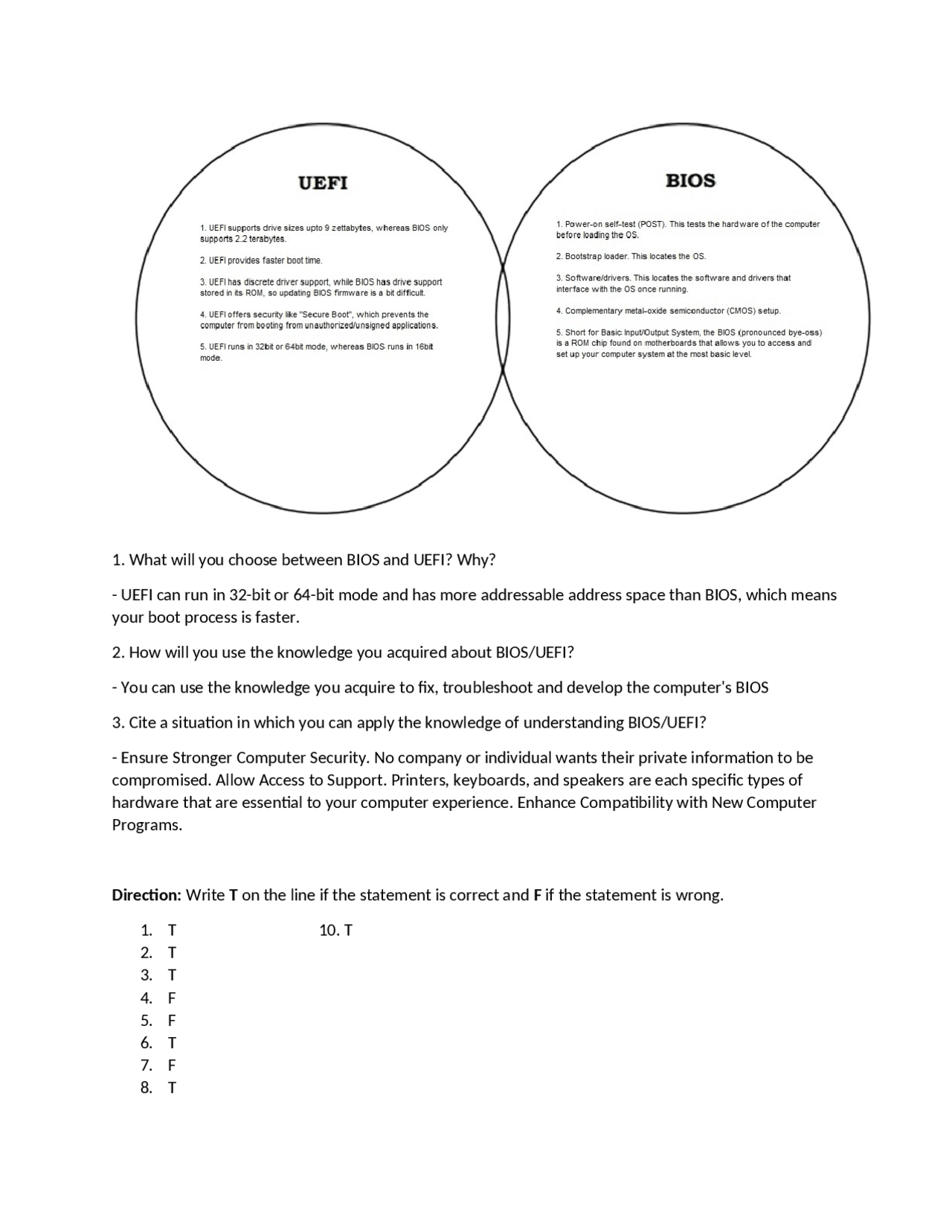 Identify problems in the title | Quizzes Computer Science | Docsity