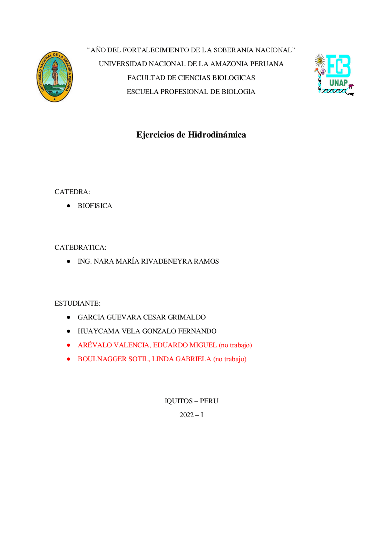 Ejercicios De Hidrodinámica Guide Progetti E Ricerche Di Biofisica