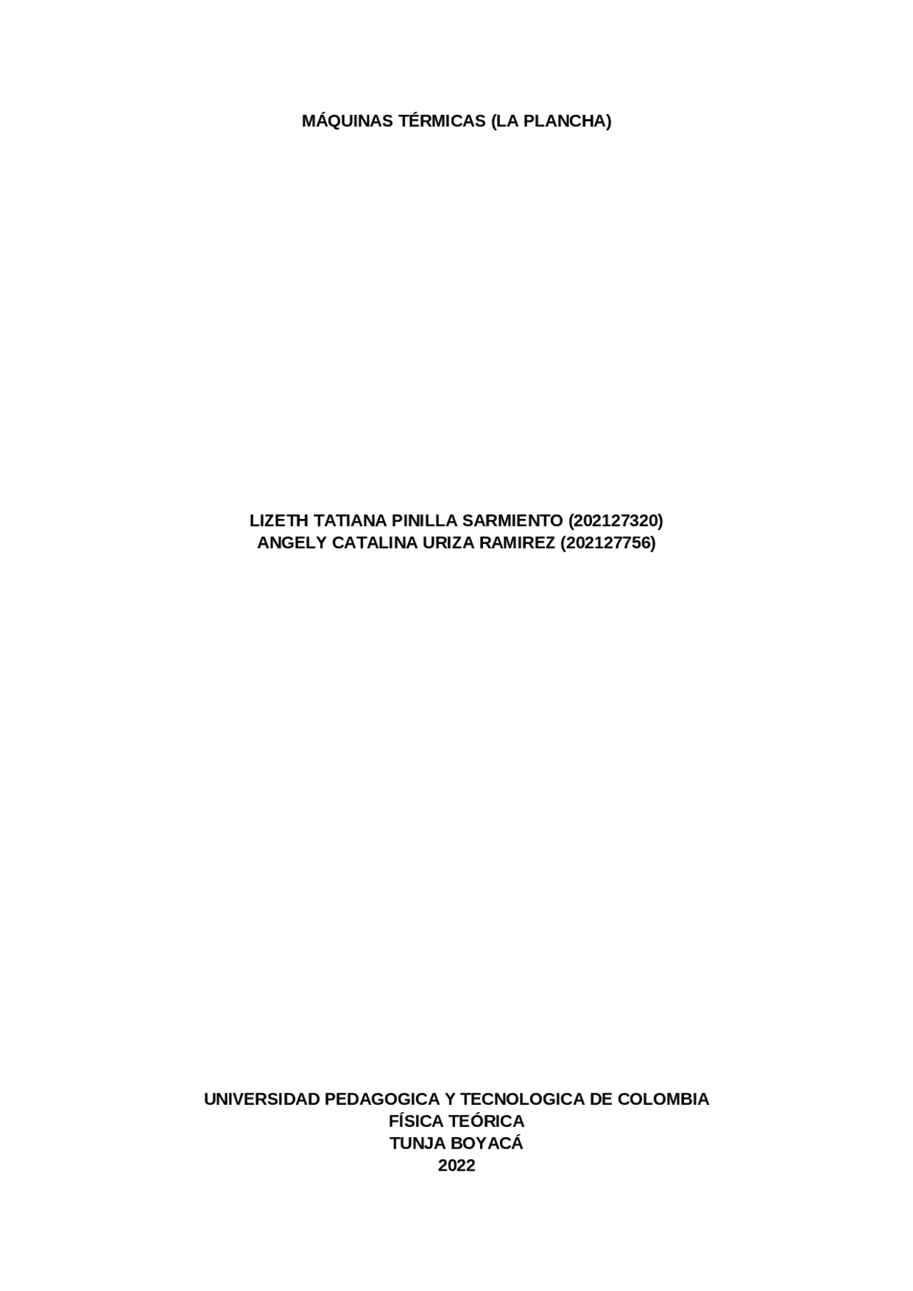 Ensayo Maquinas Térmicas Monografías Ensayos De Física Docsity