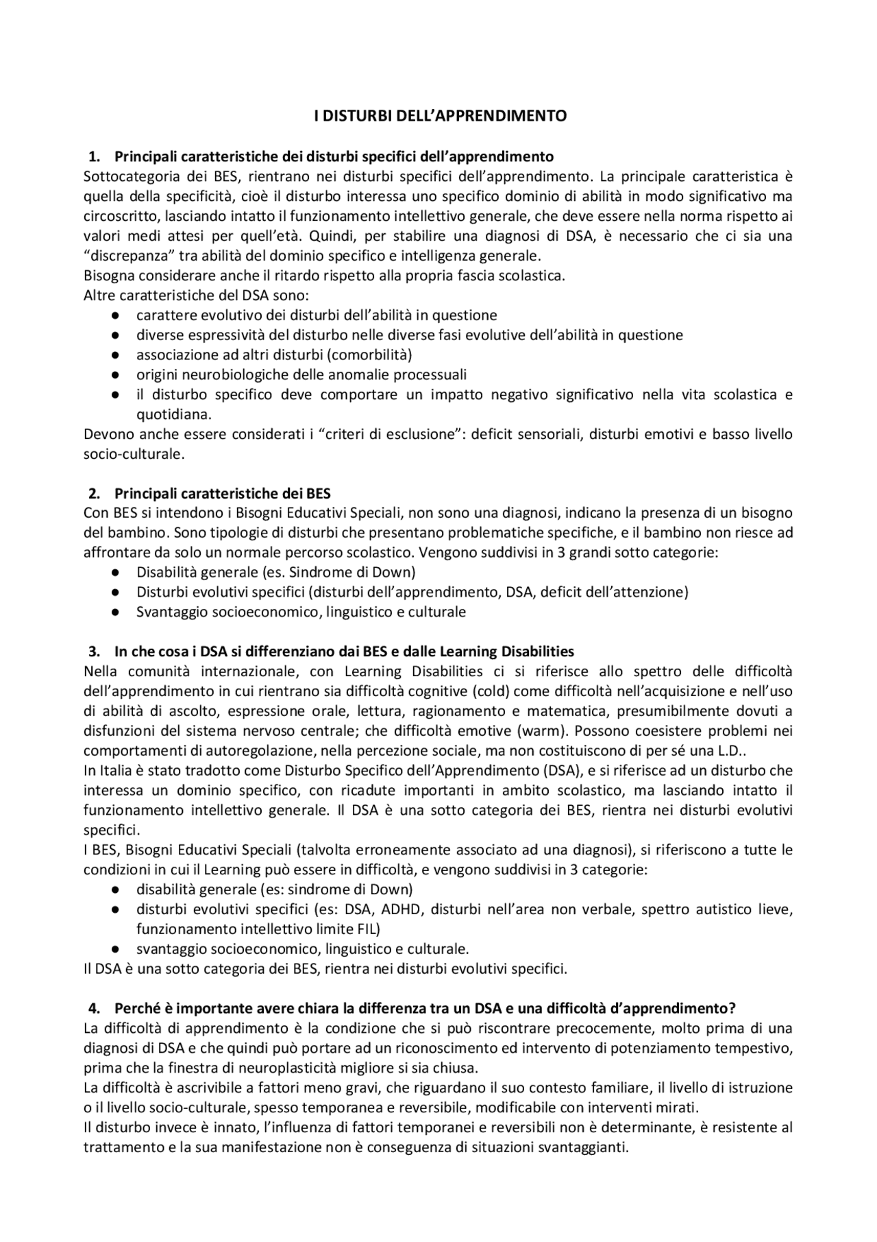 Domande Sessione Desame 21 22 Prove Desame Di Disturbi Dell
