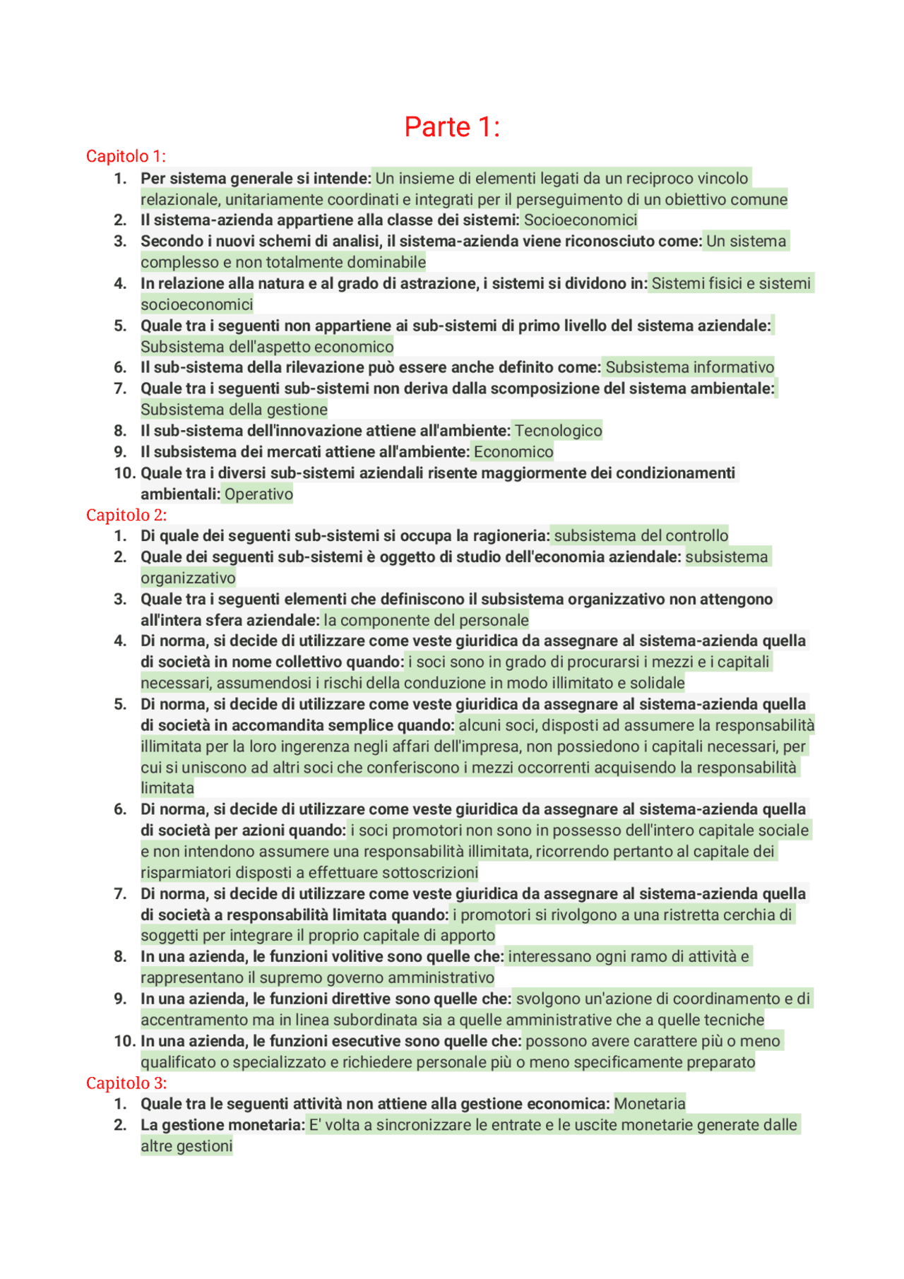 Sistemi Di Reporting Programmazione E Controllo Parte 5 Prove D