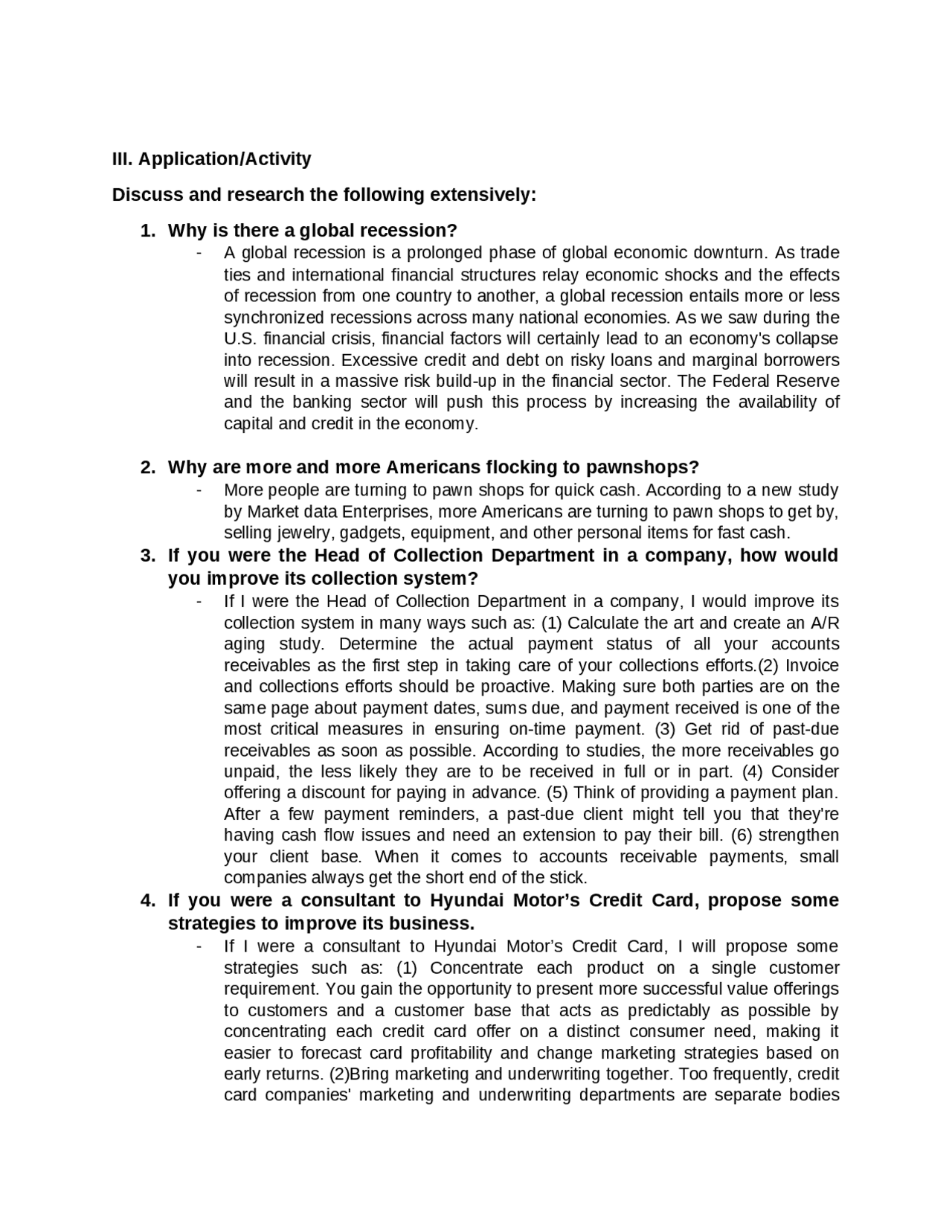 Banking And Financial Institution Assignments Banking And Finance