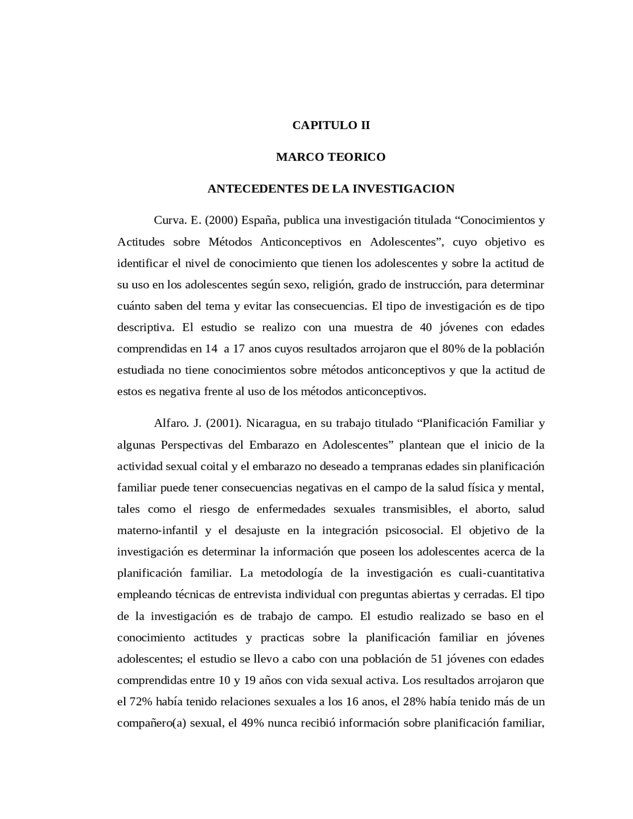 Metodos Anticonceptivos Tesis De Medicina Preventiva Docsity