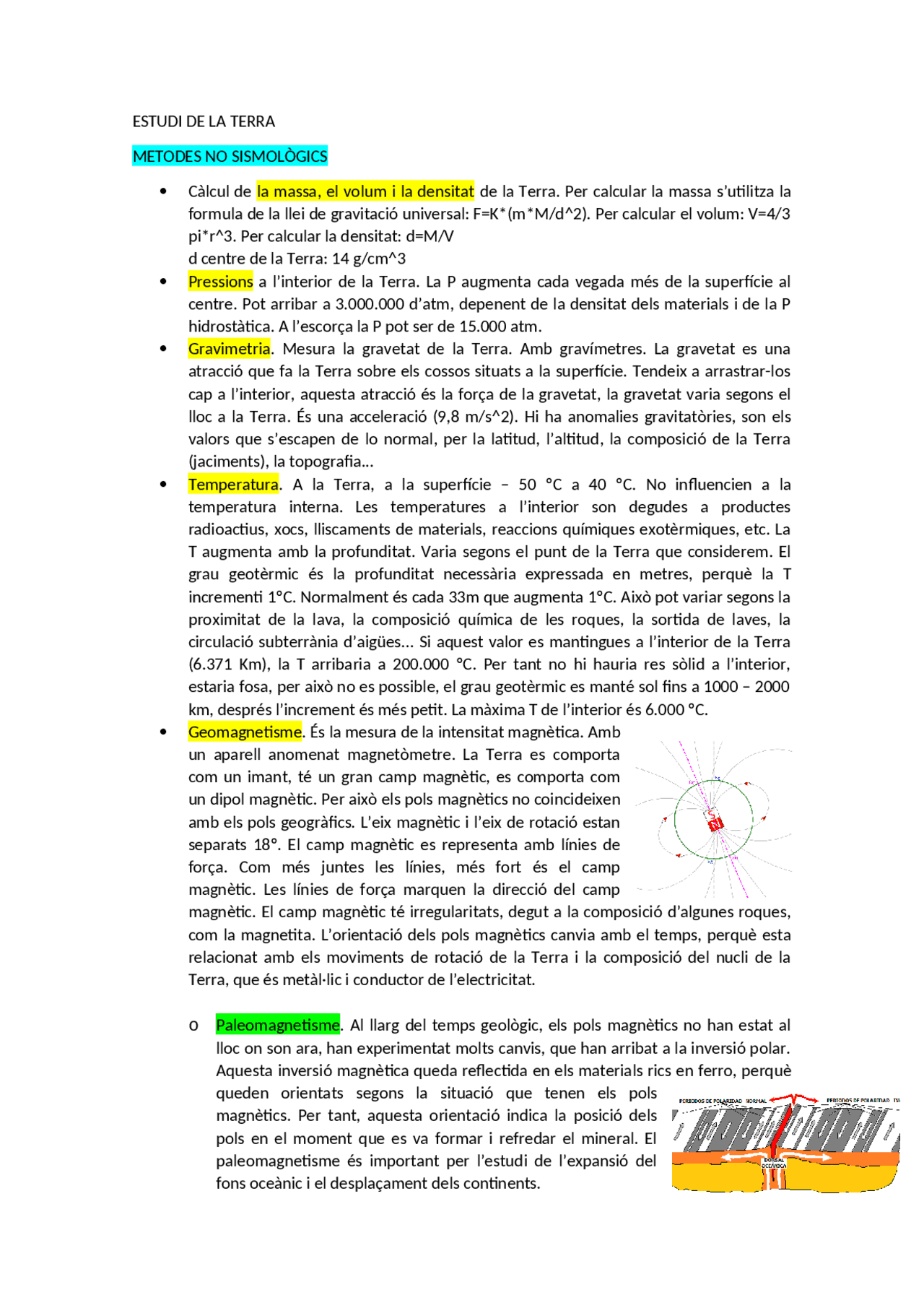 La Terra Tema 1 1r Batx Apuntes De Geología Docsity