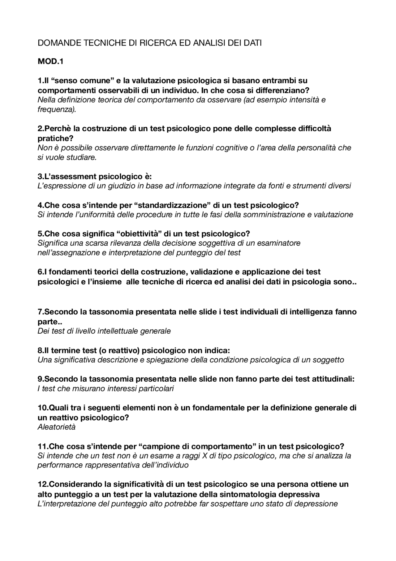 Prove Desame Corrette Tecniche Di Ricerca E Analisi Dei Dati Prove D