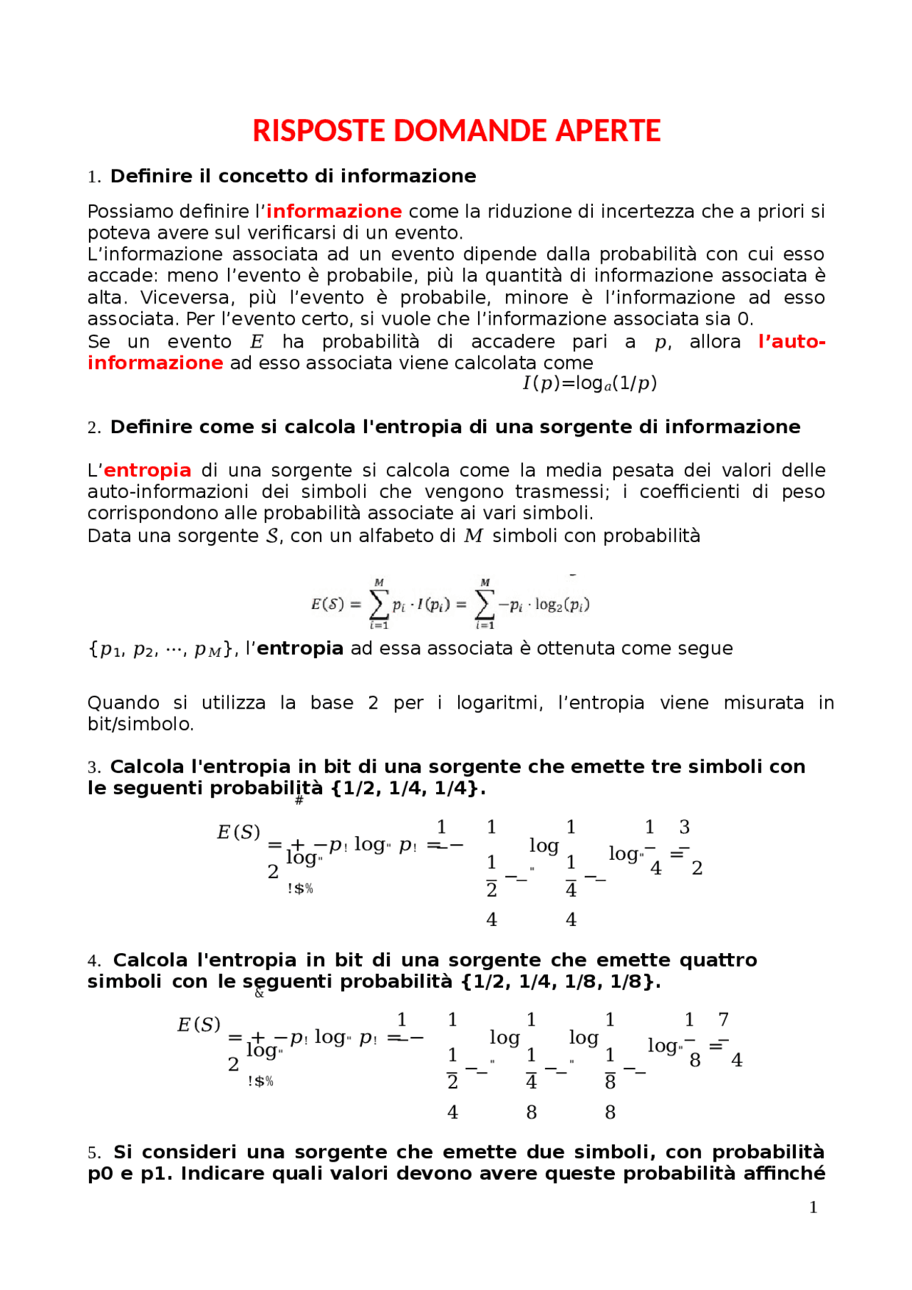 Informatica Risposte Aperte Esame Superato 30 E Lode Ingegneria